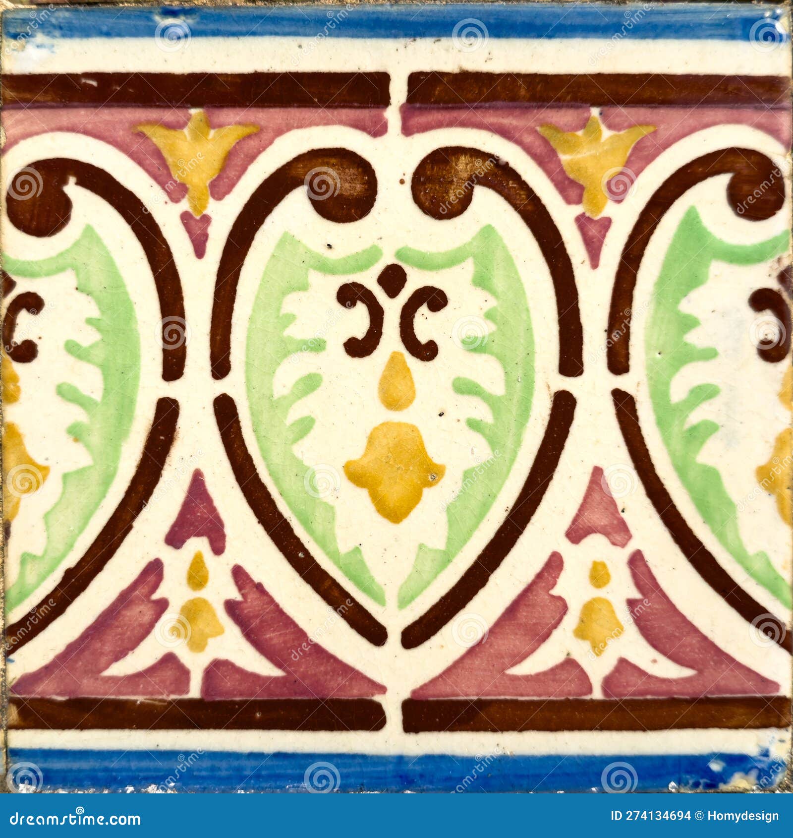 Old Traditional Portuguese Azulejos Stock Photo - Image of architecture ...