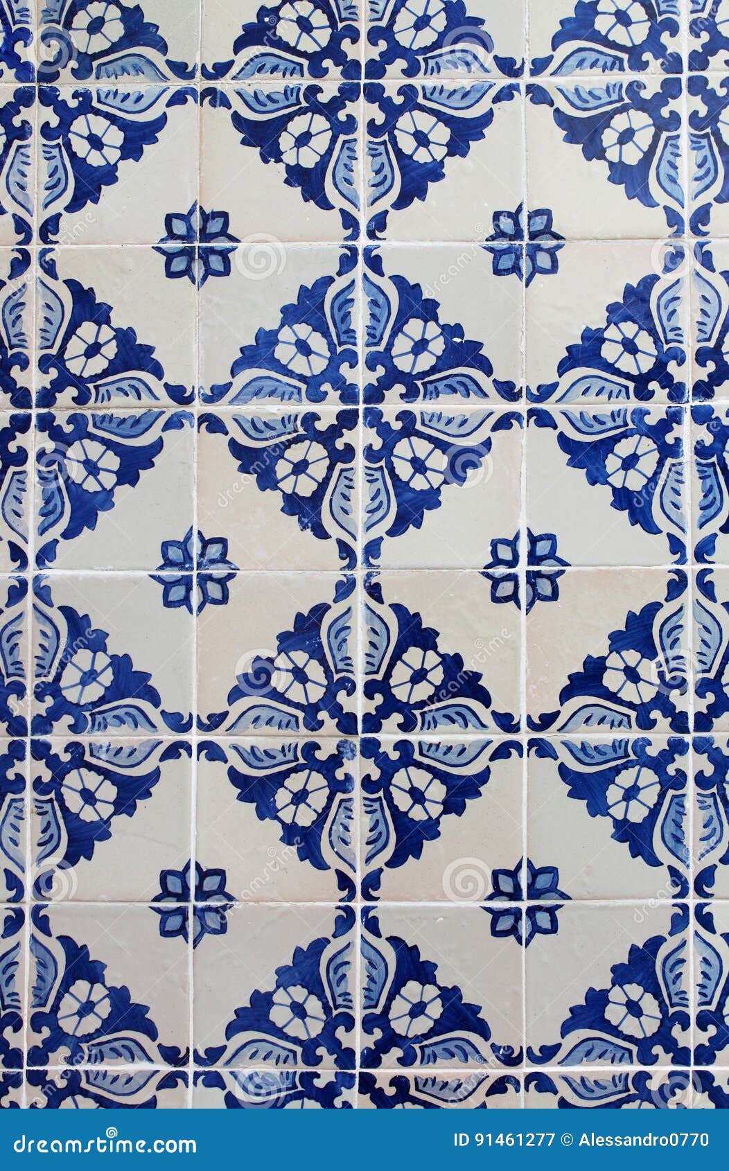Old Traditional Portuguese Azulejos Stock Image - Image of azulejo ...