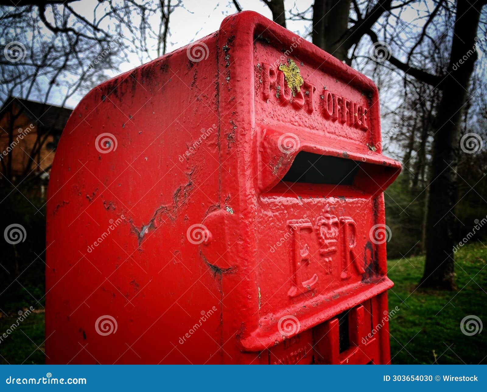 Old Traditional Royal Mail Post Box in North Wales Editorial Image ...