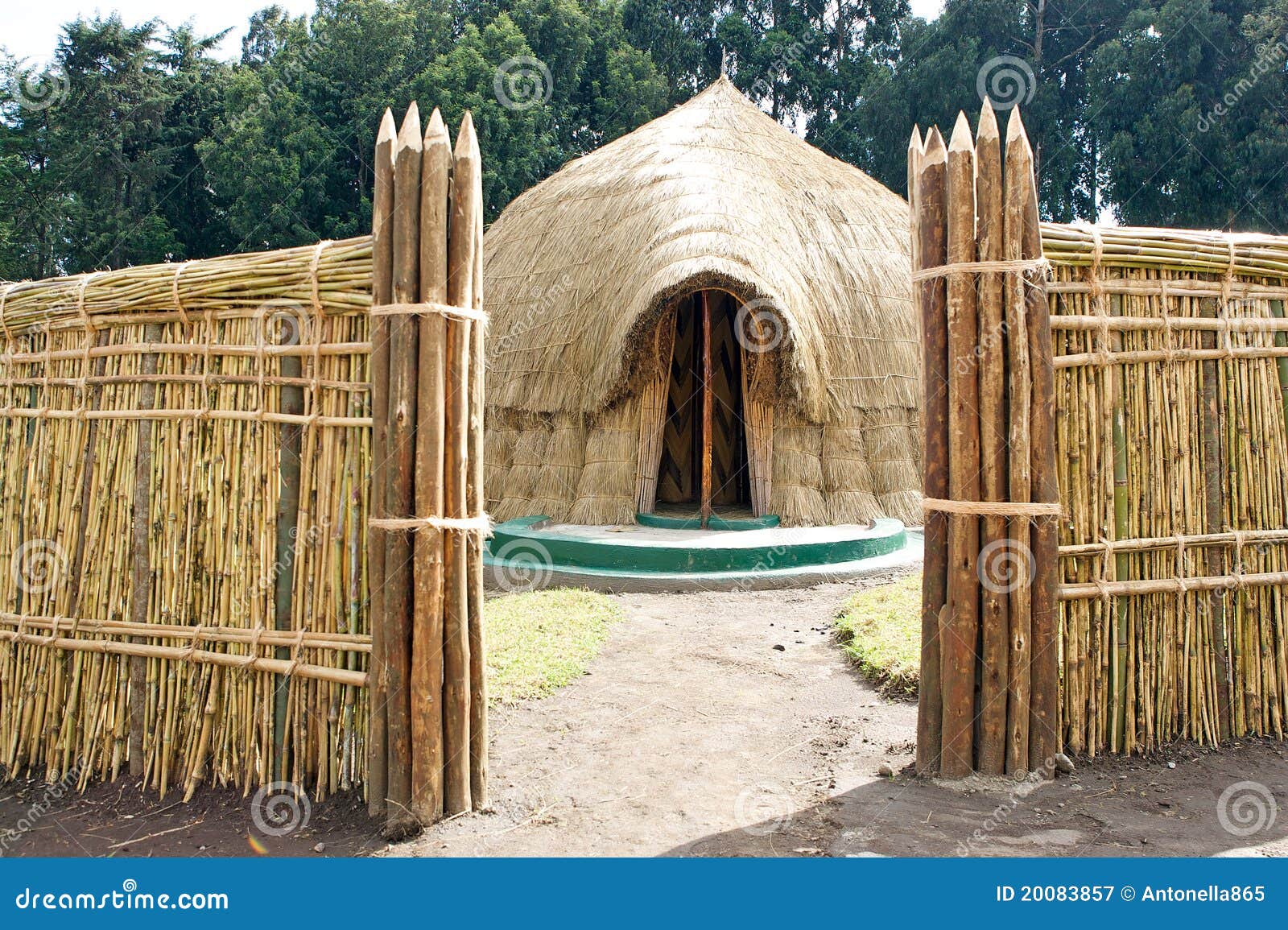 Old Traditional Rwandan King S Hut Editorial Photography - Image of ...