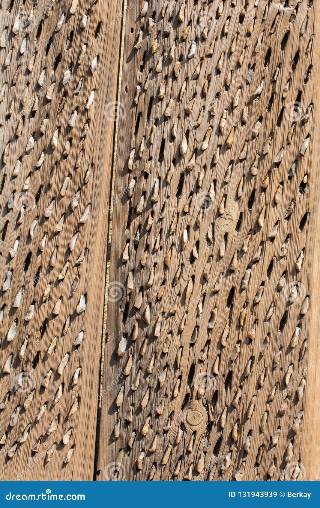 An Old Traditional Threshing Sled on Display Stock Image - Image of ...