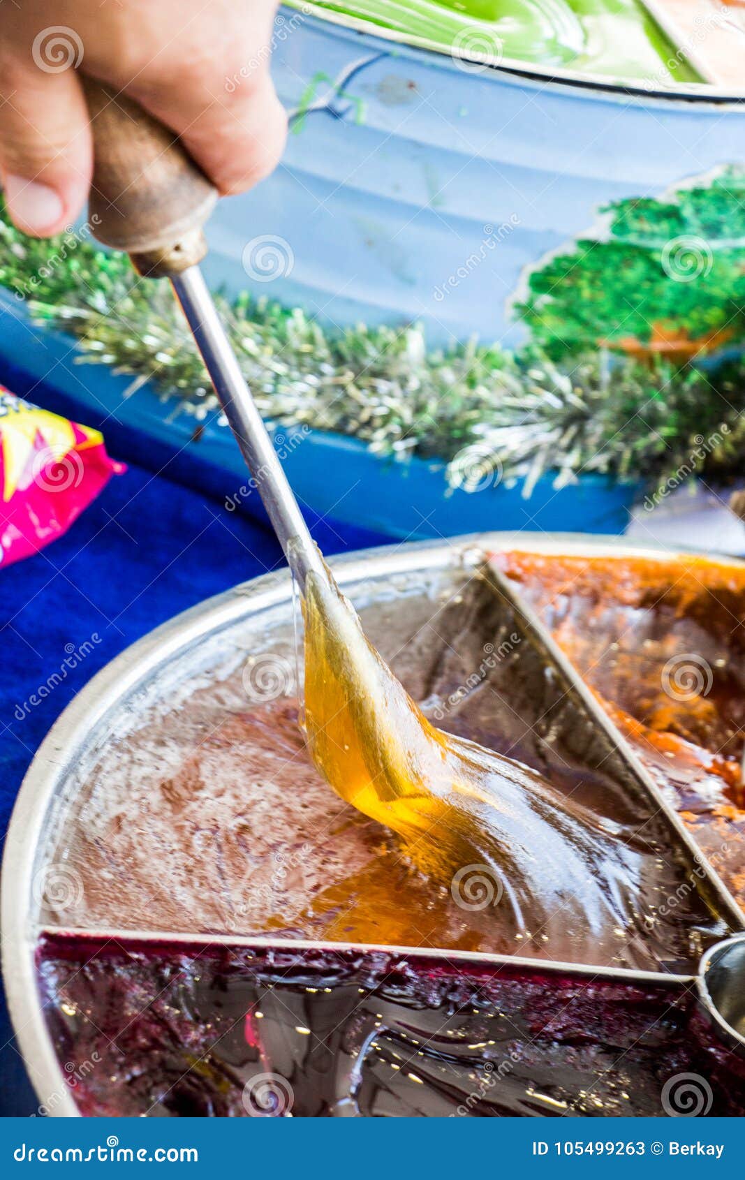 Turkish Ottoman Handmade Stick Candy Stock Image - Image of street ...