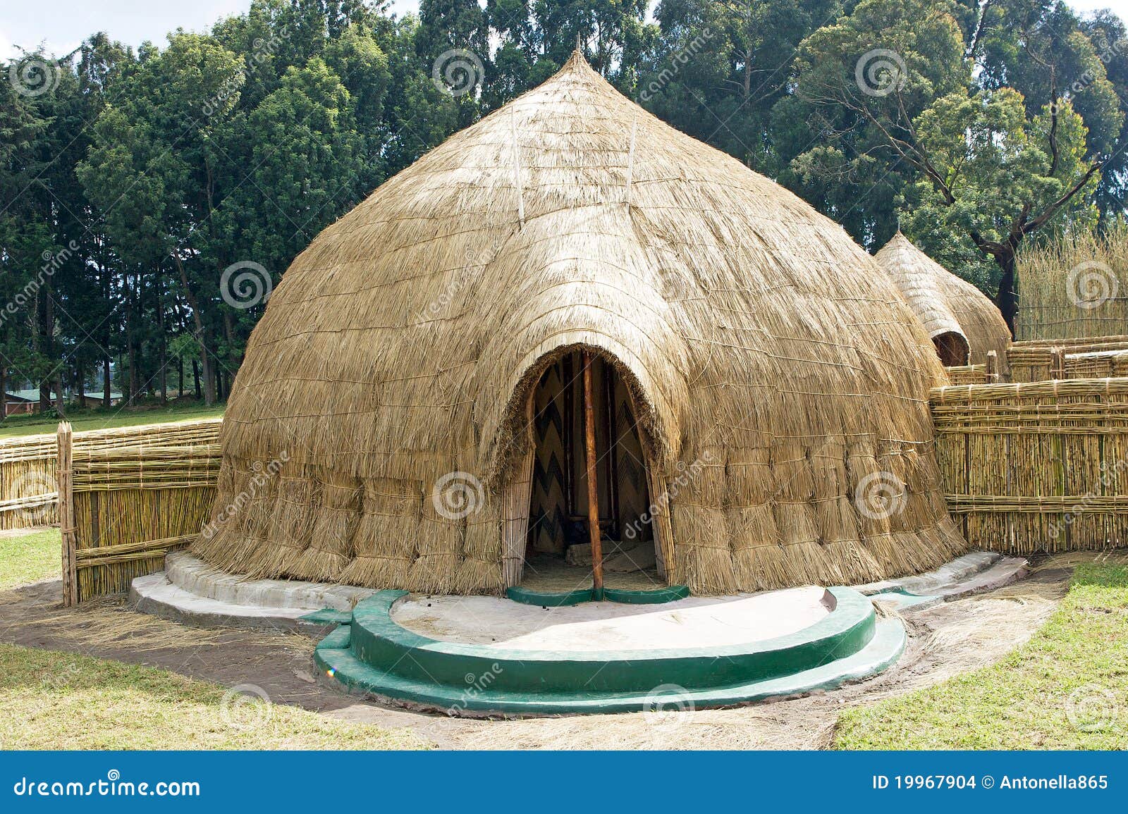 Old Traditional Village of the Rwanda Editorial Stock Image - Image of ...