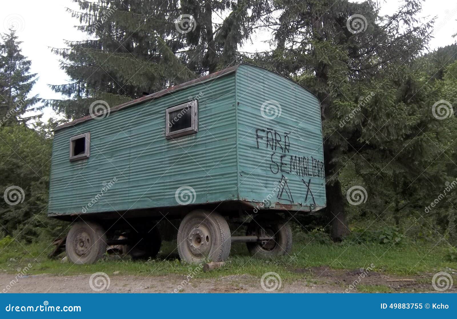 Old trailer stock image. Image of neglected, auto, junk - 49883755