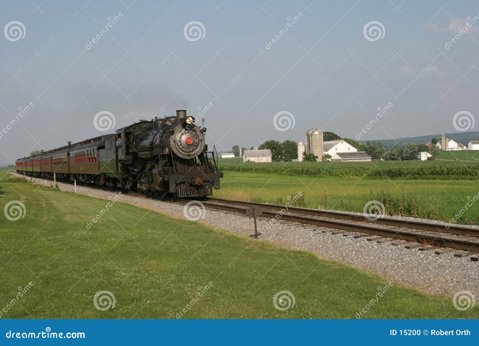 Old train stock photo. Image of amish, train, silo, countryside - 15200