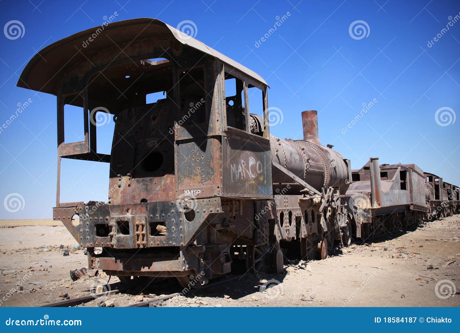Old train stock image. Image of rusty, locomotive, train - 18584187