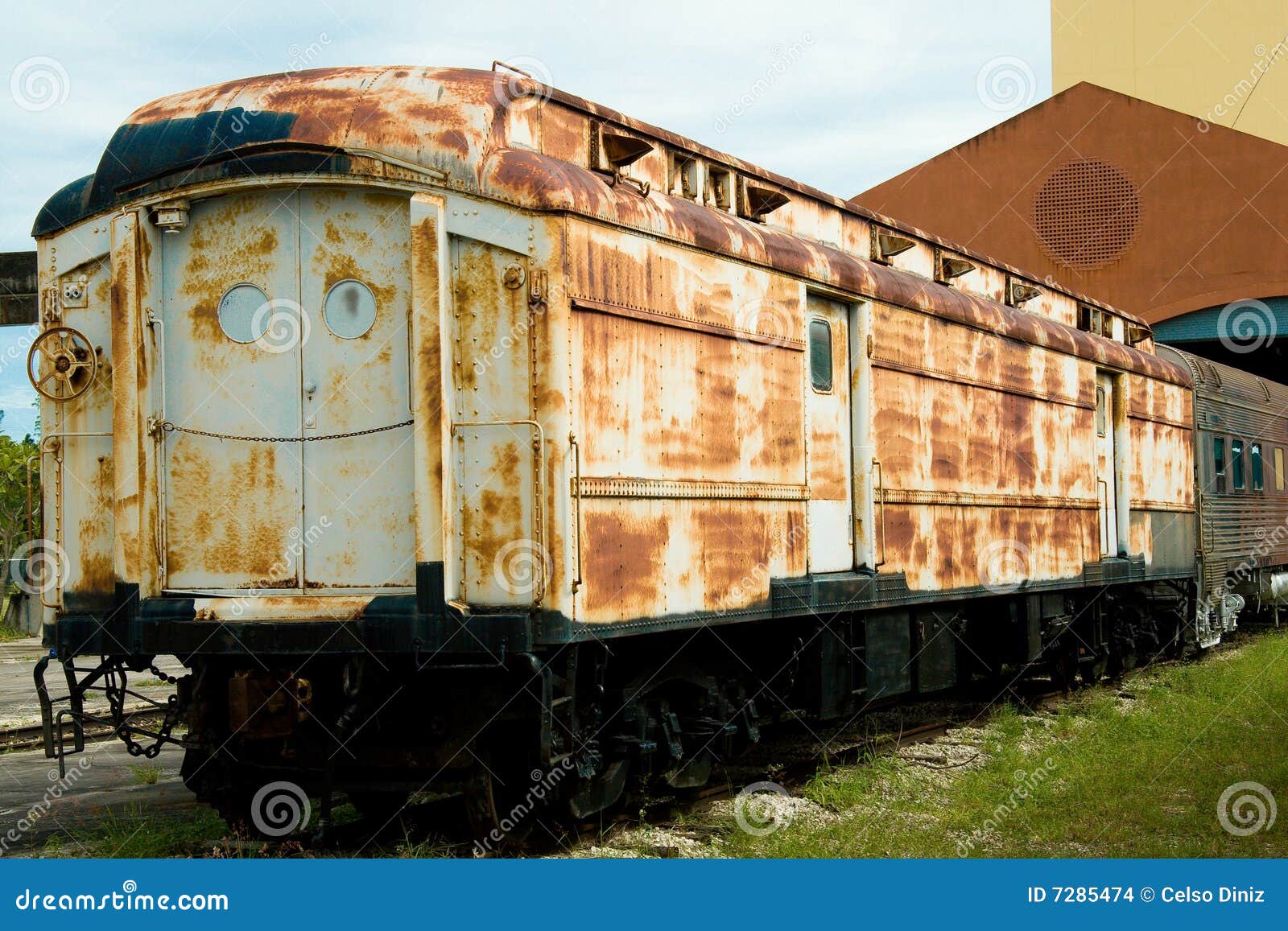 Old rusty train car stock photo. Image of retro, train - 7285474