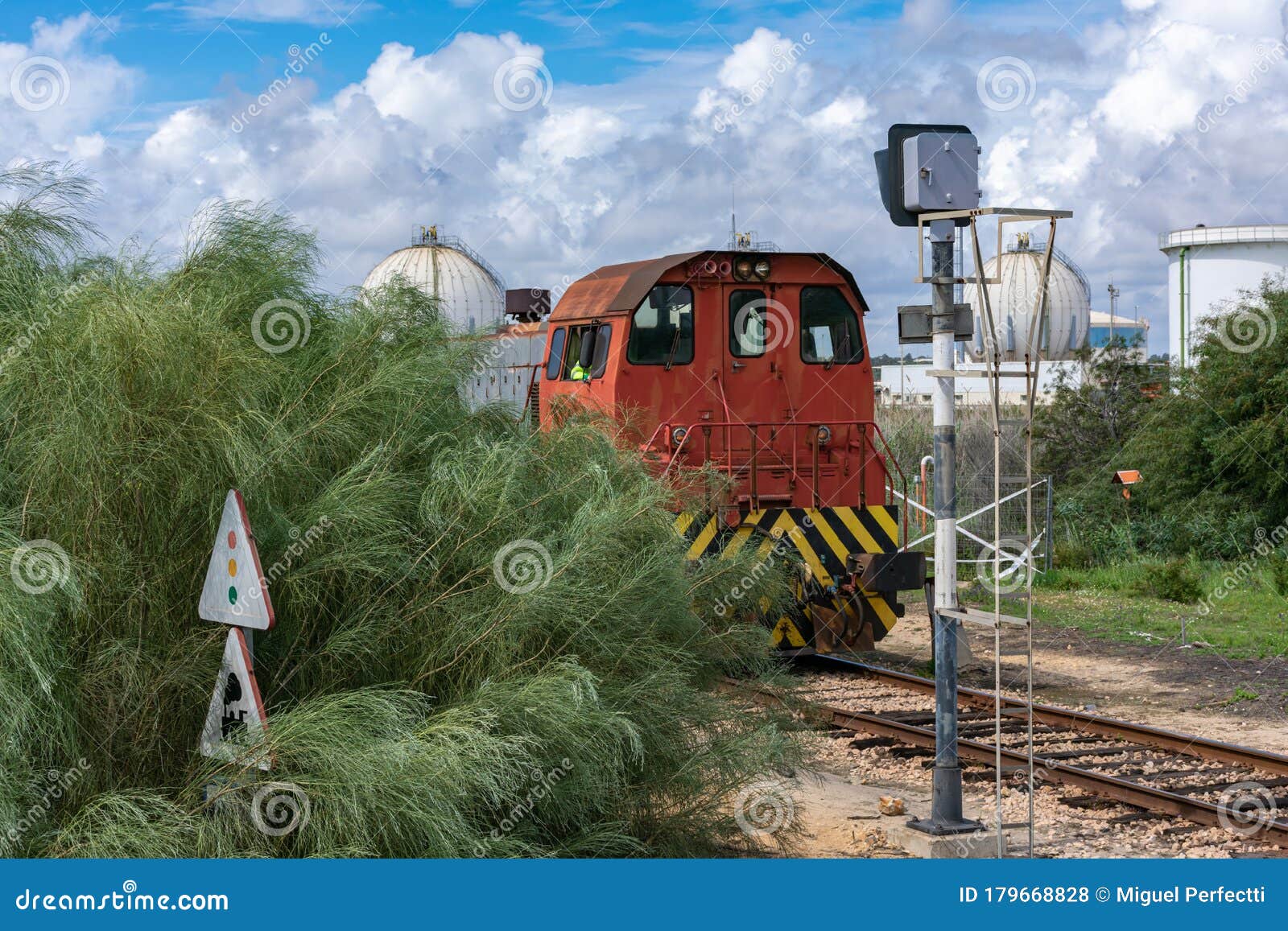 Old Train Approaching a Level Crossing Stock Photo - Image of engine ...