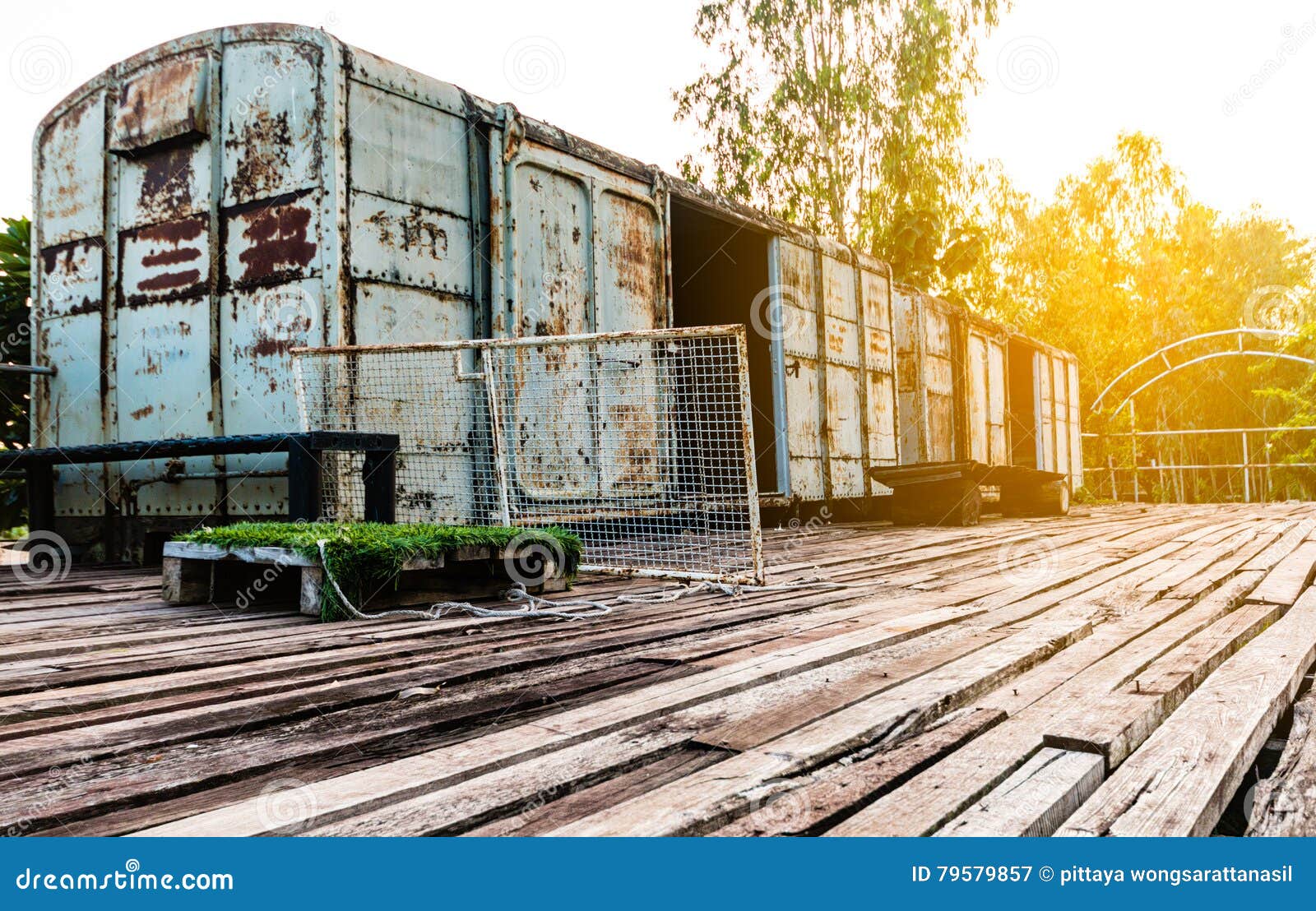 The Old Train Bogies Vintage Tone Stock Image - Image of history, rusty ...