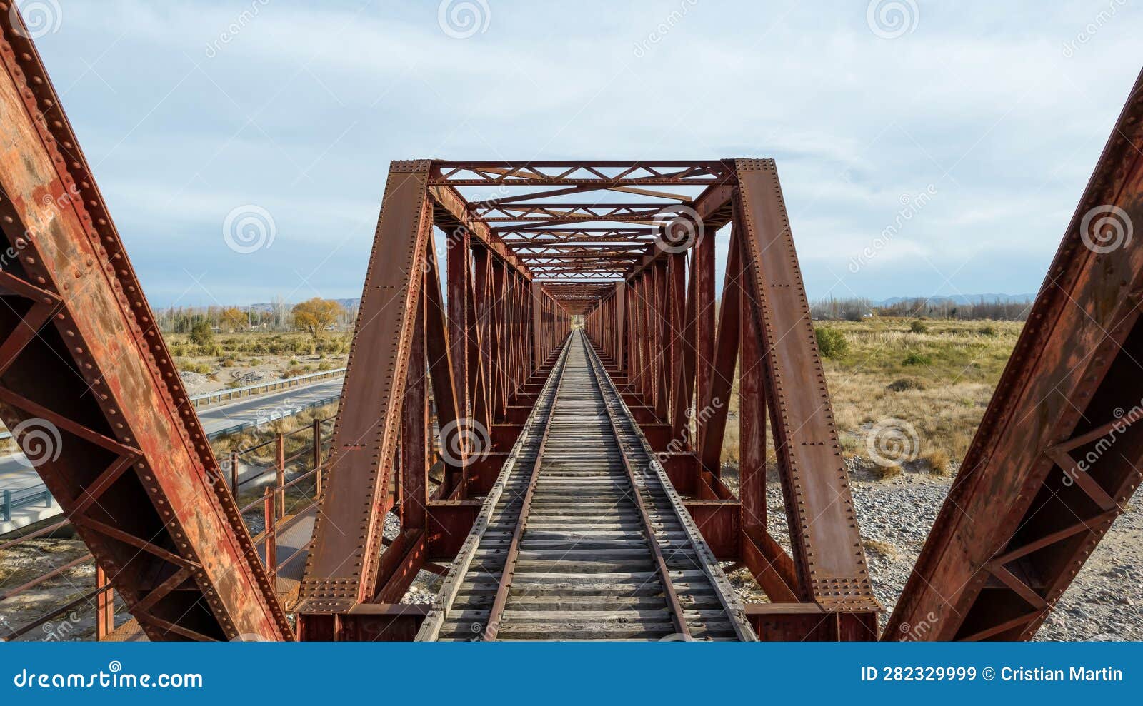 Old Train Bridge with Rivets Stock Image - Image of water, train: 282329999