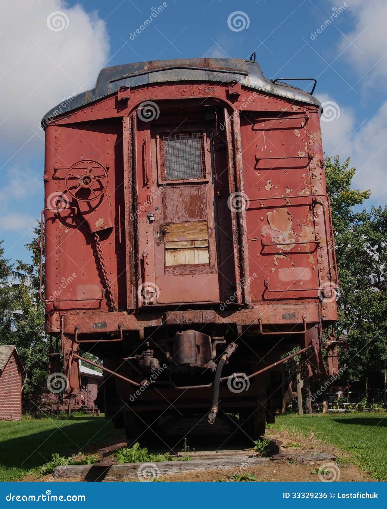 Old Train Car at the Central Alberta Train Museum Editorial Photo ...
