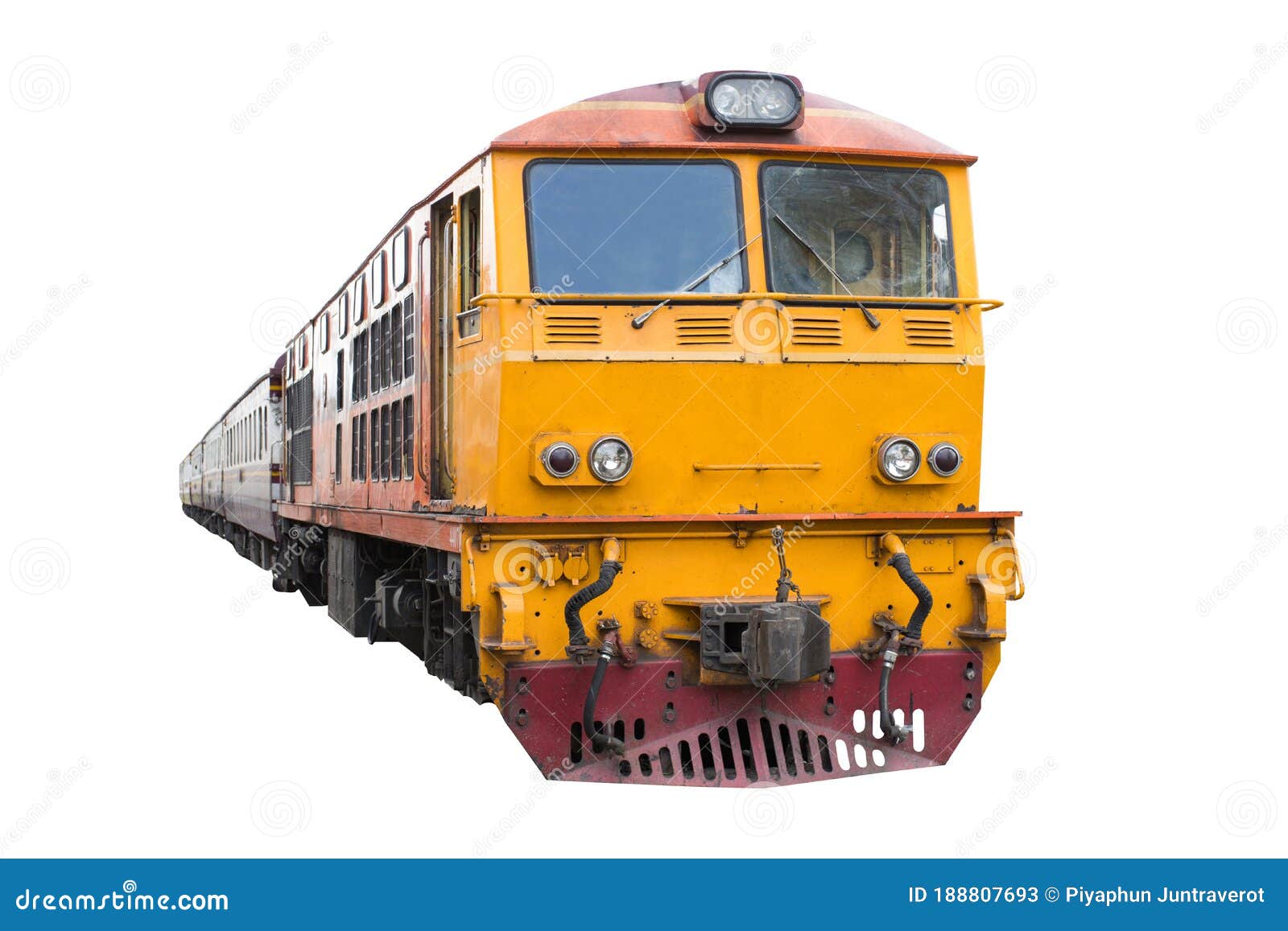 Old Train and Carriage Bogie with Isolated Stock Image - Image of ...