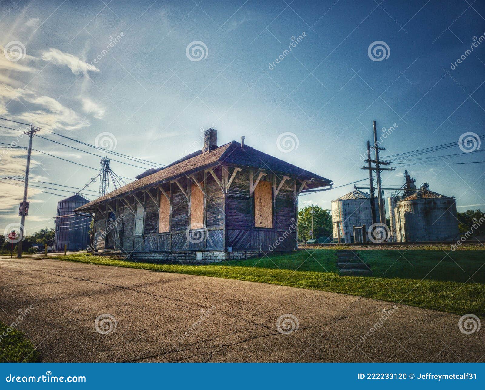 Old train depot stock photo. Image of home, architecture - 222233120