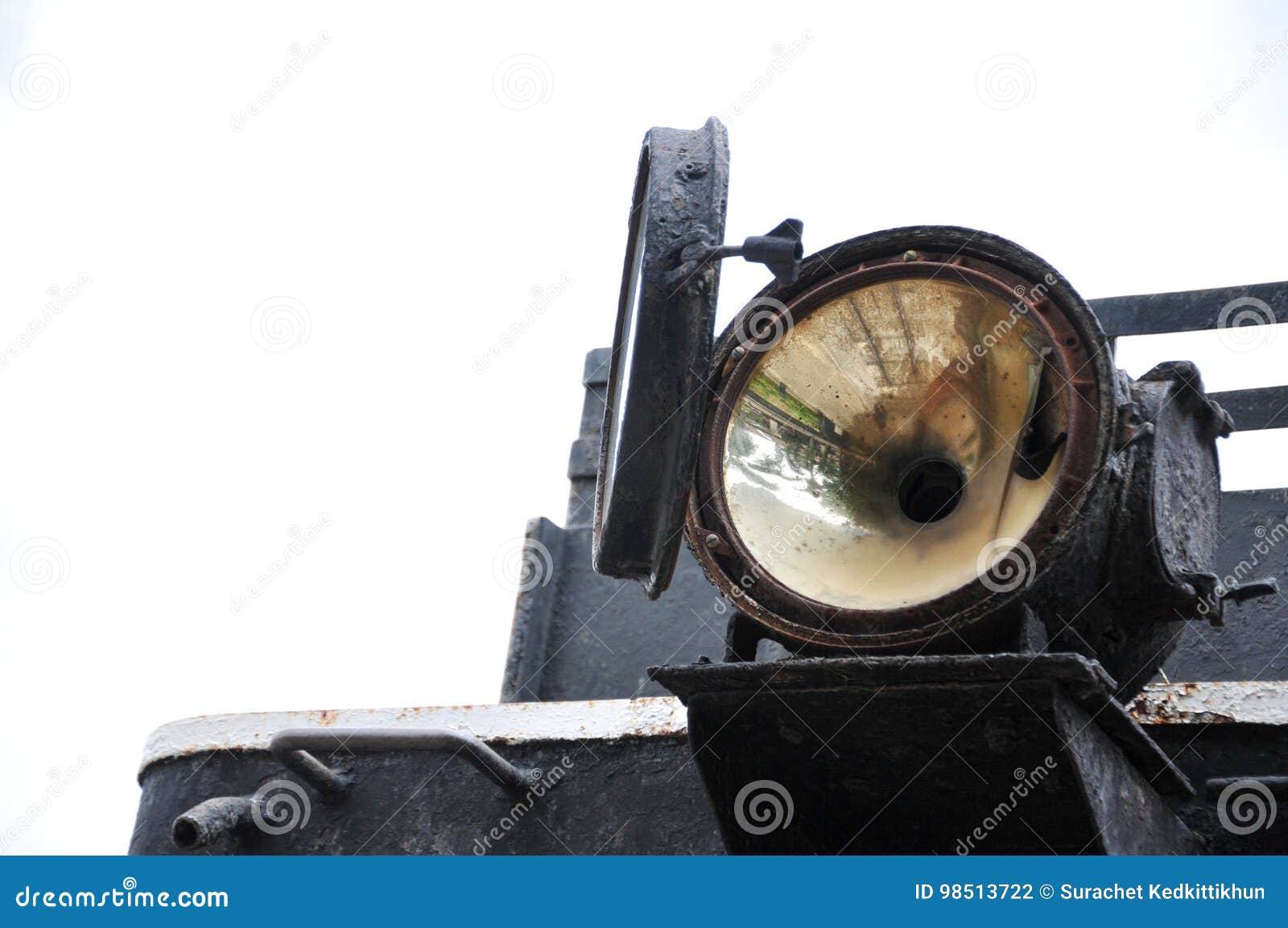 Old train front light stock photo. Image of berlin, blurred - 98513722