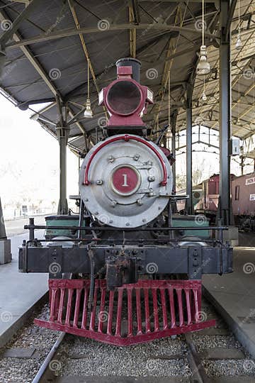 The Old Train, Front View editorial stock photo. Image of historic ...