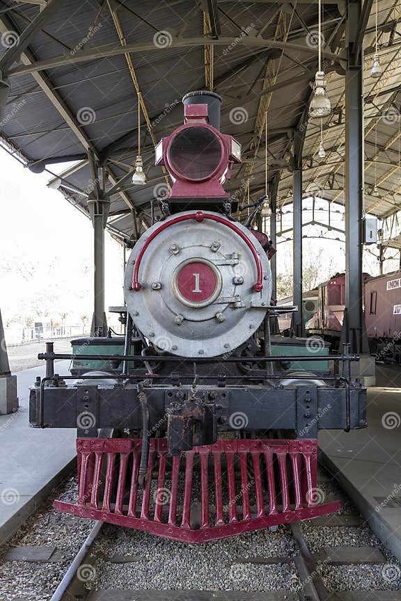 The Old Train, Front View editorial stock photo. Image of historic ...