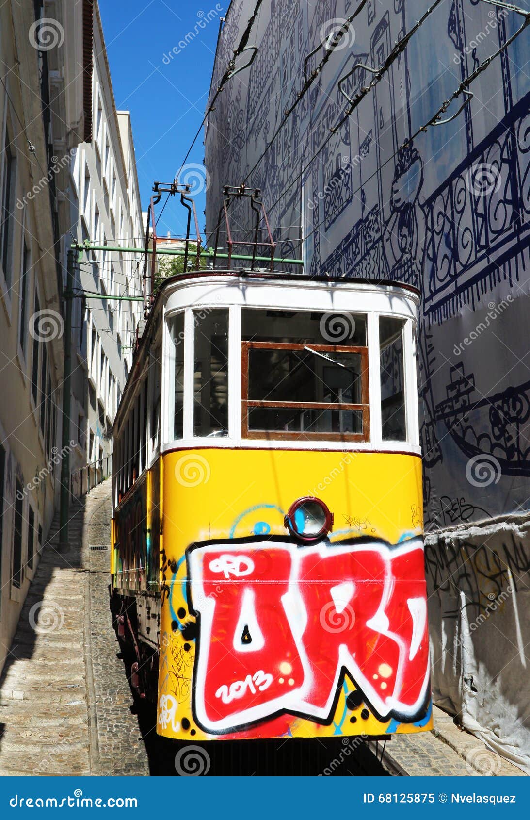 Old train with graffiti stock image. Image of graffiti - 68125875