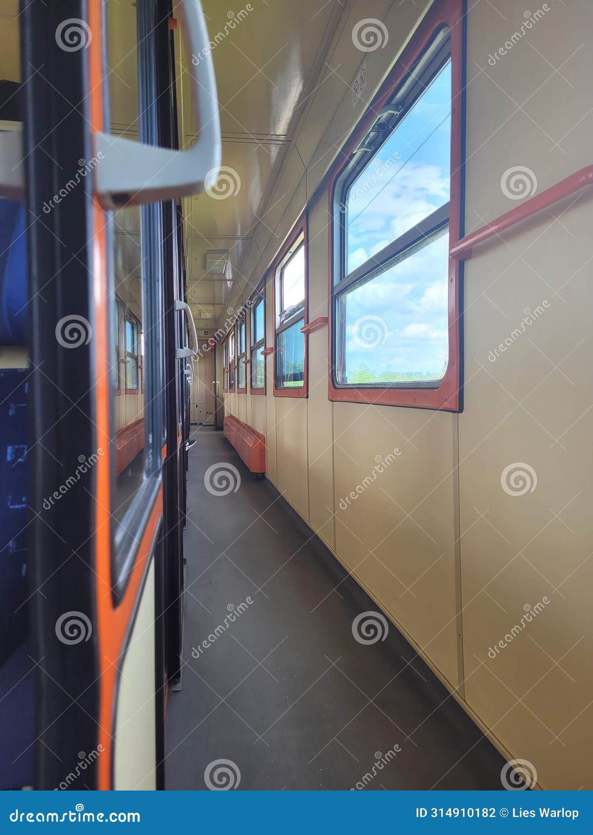 Old train hallway stock photo. Image of trainride, transport - 314910182