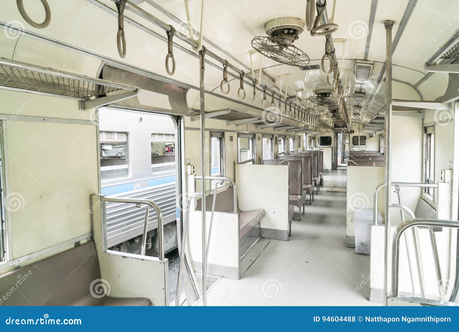 Old Train Passenger Carriage Stock Photo - Image of seats, line: 94604488