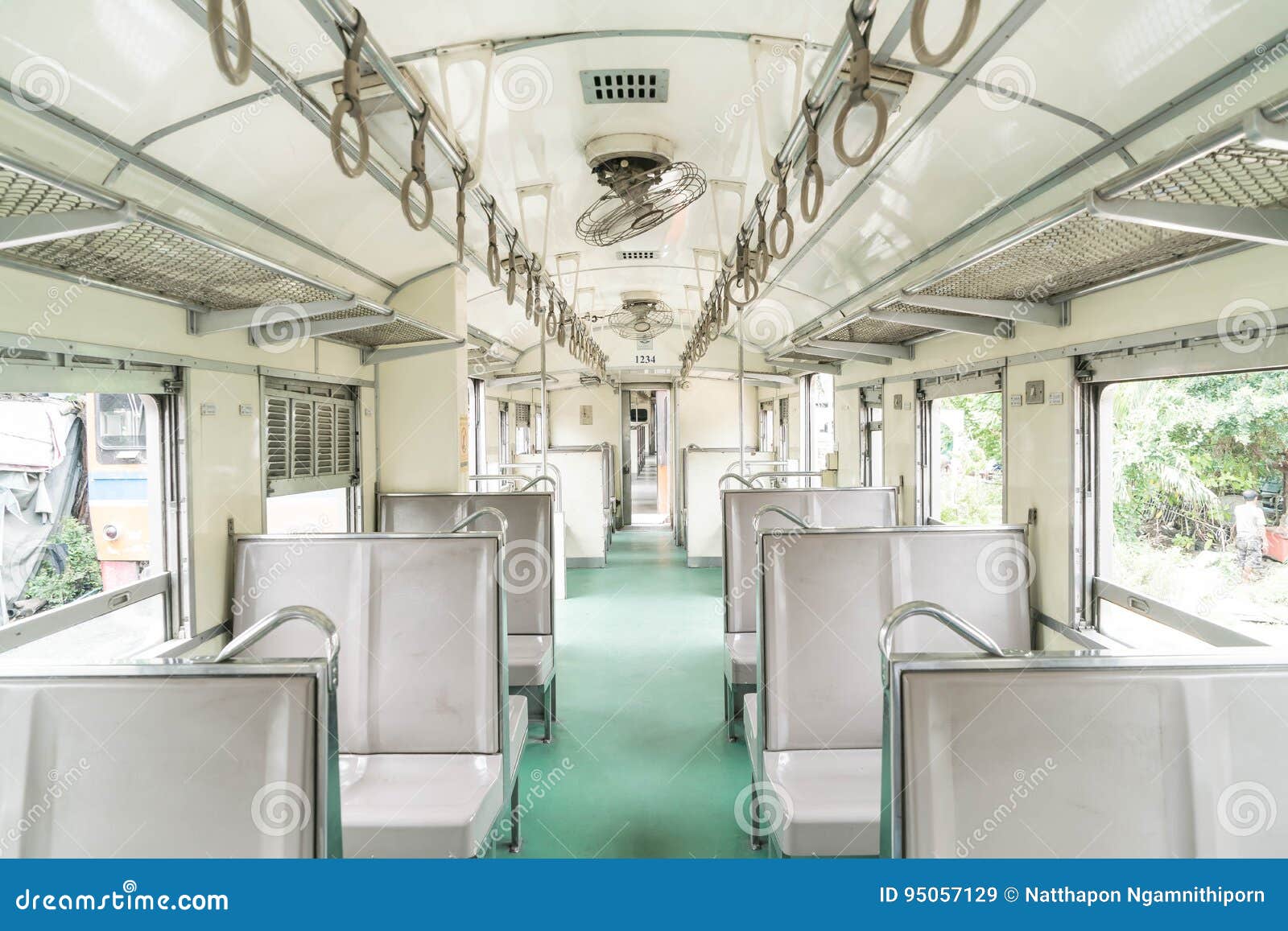Old Train Passenger Carriage Editorial Stock Image - Image of line ...