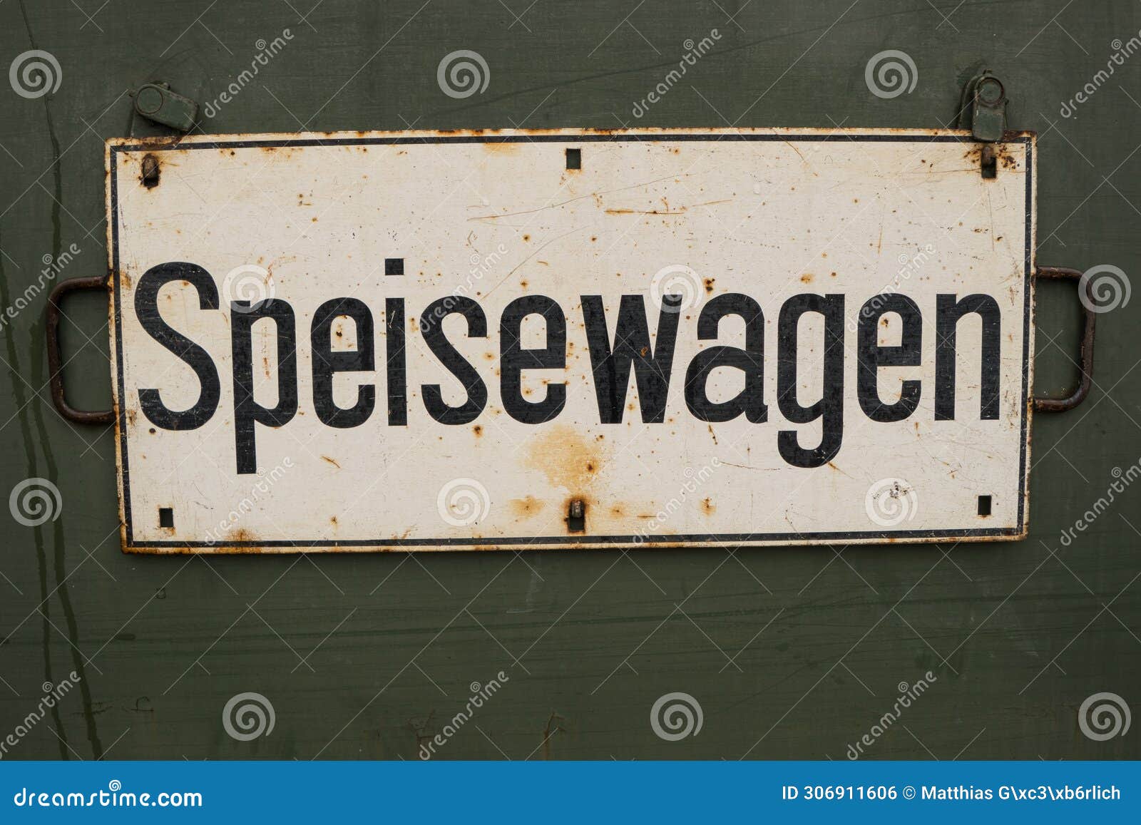 Old Train Sign Dining Waggon in German Called Speisewagen Stock Photo ...