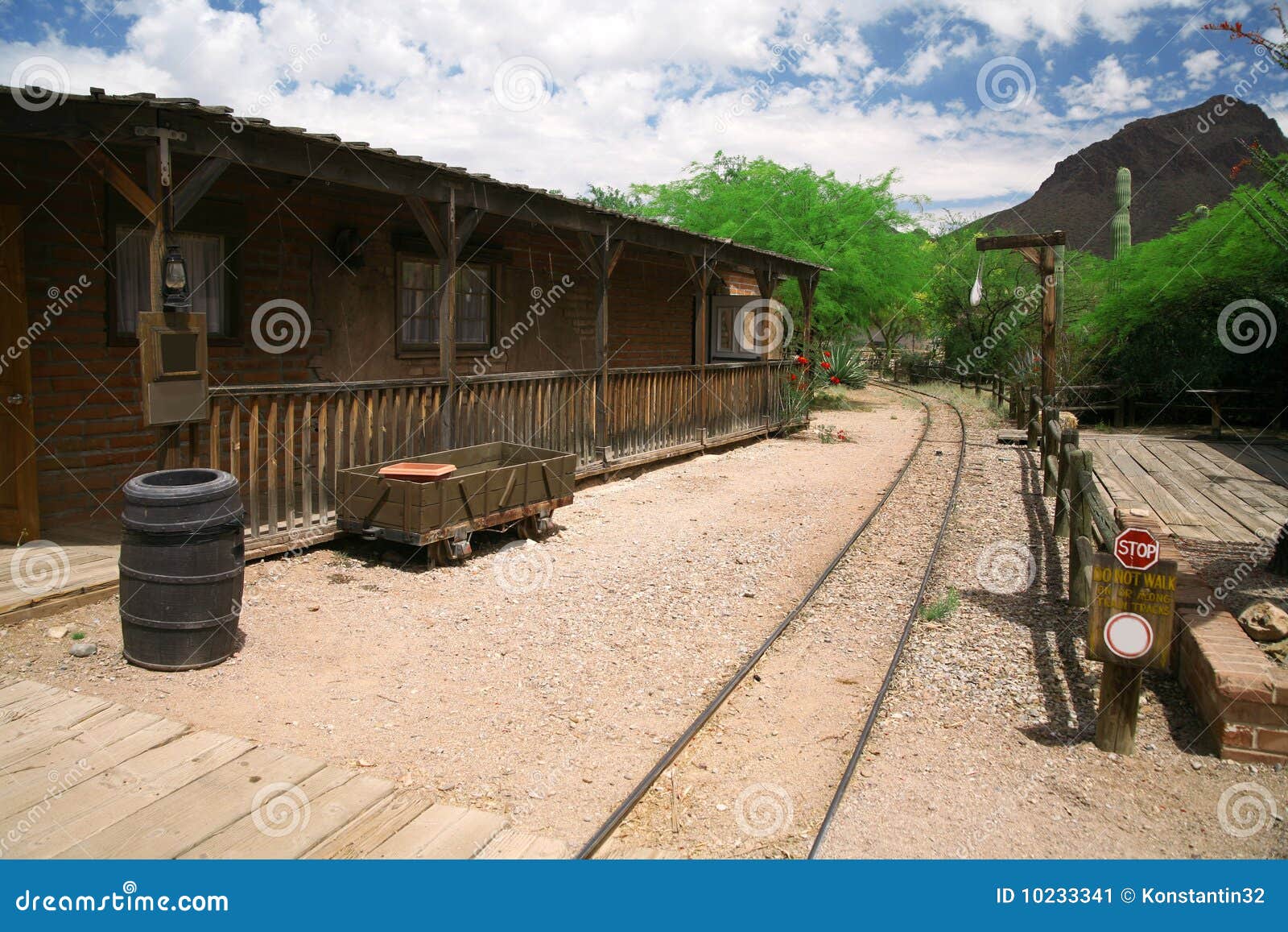 Old train station stock image. Image of industrial, station - 10233341