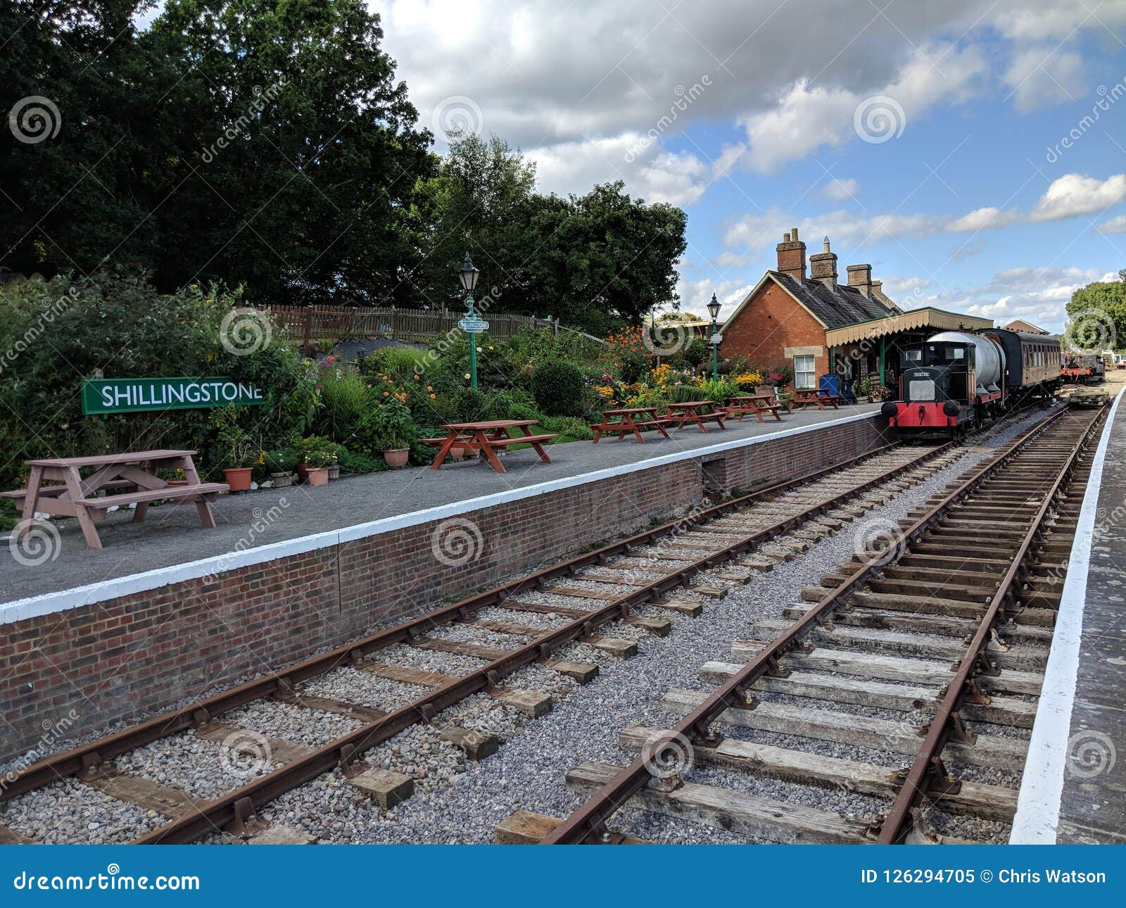Shillingstone Railway Station Editorial Image - Image of railway ...
