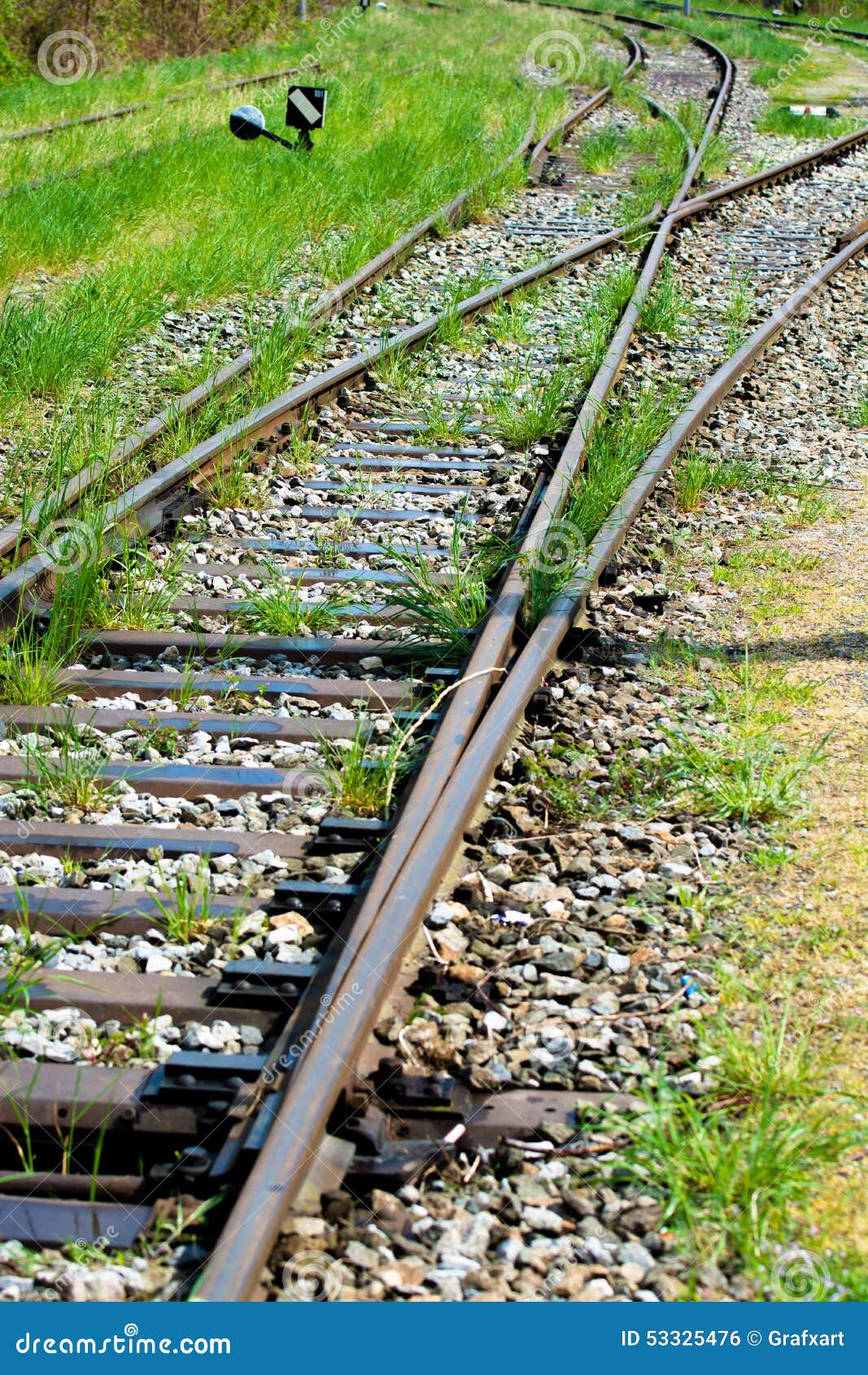 Old Train Tracks stock photo. Image of travel, nature - 53325476
