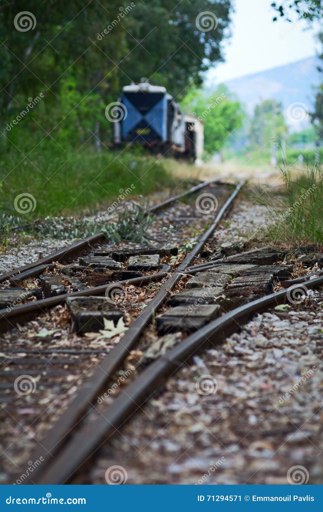Old train tracks stock image. Image of carriage, lines - 71294571
