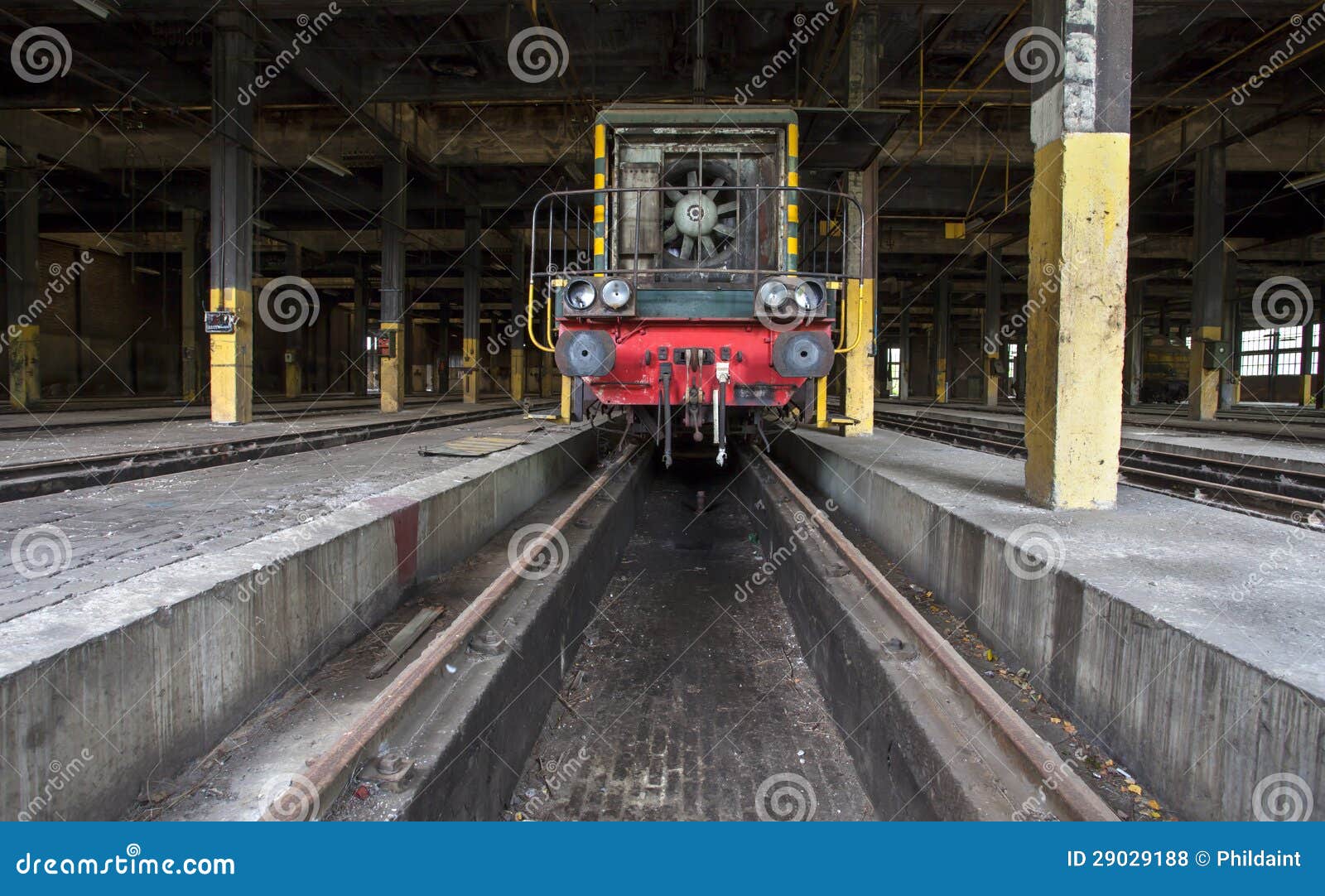 Old train in train shed stock photo. Image of house, dereliction - 29029188