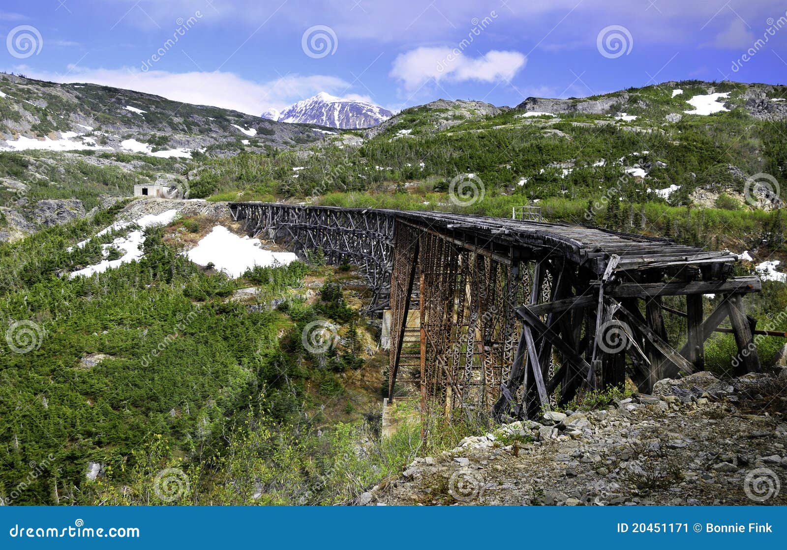 Old Train Trestle stock image. Image of wood, train, abandoned - 20451171
