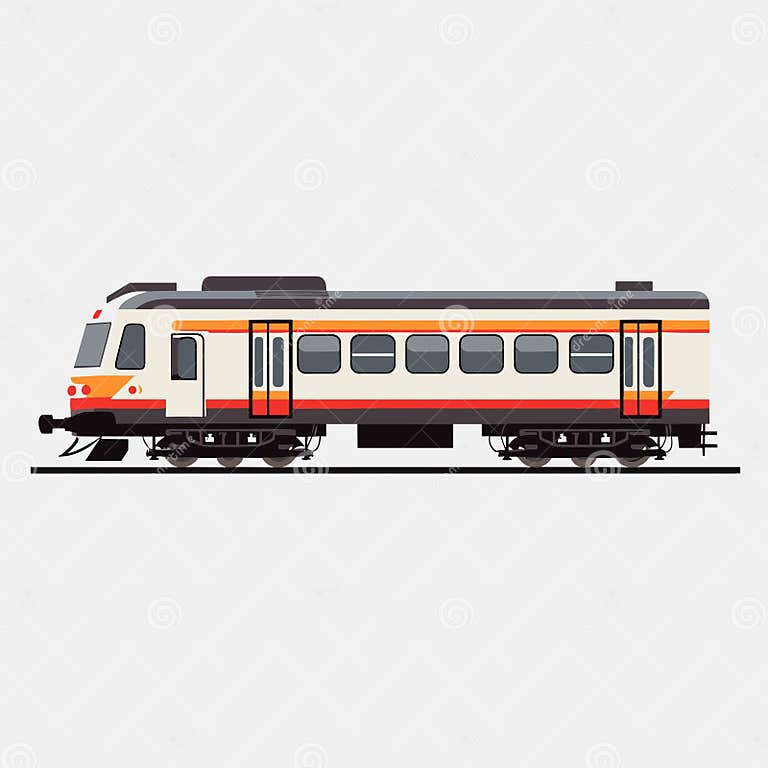 Old Train Vector Flat Minimalistic Isolated Illustration Stock Vector ...