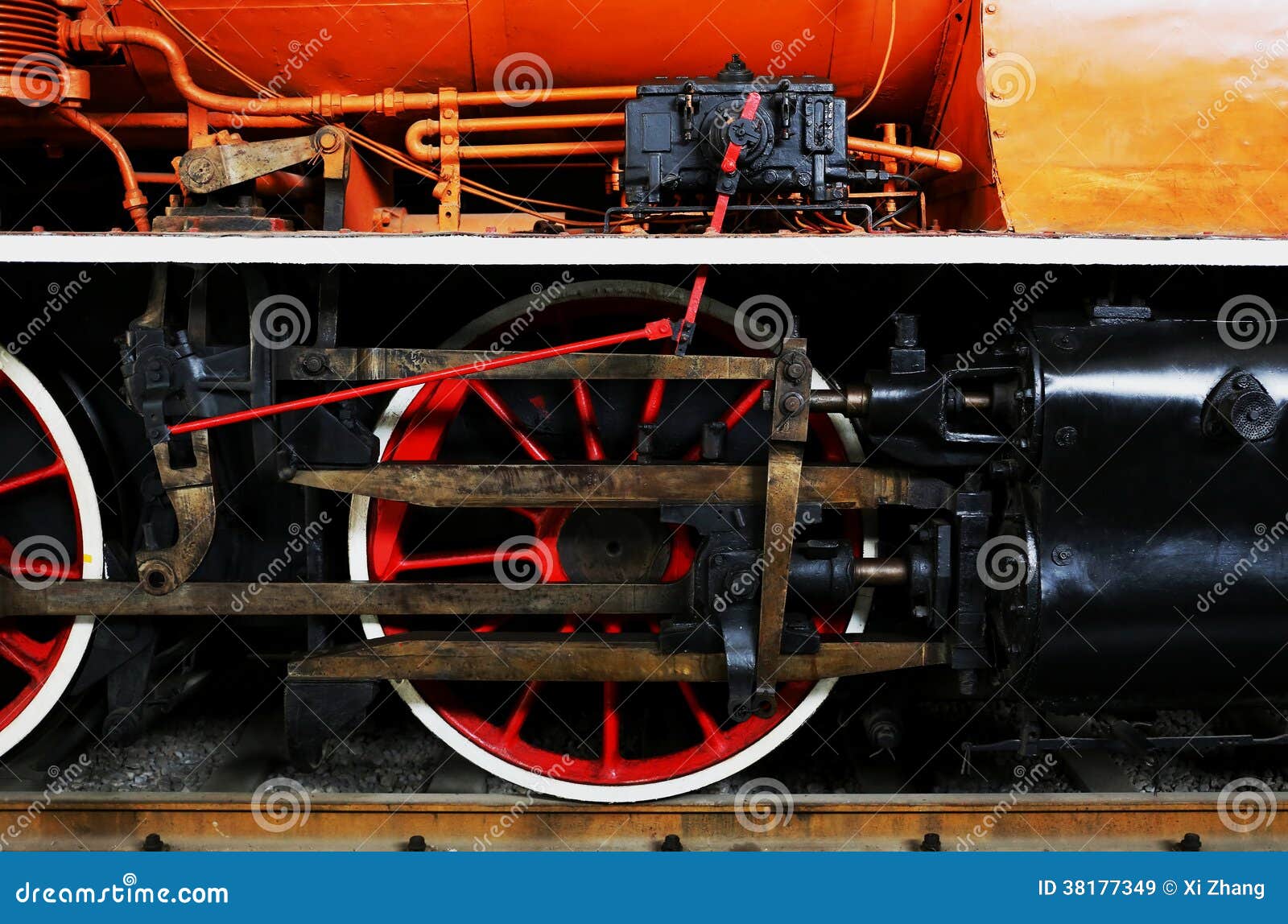 Old Train Wheel stock image. Image of rusty, retro, steam - 38177349
