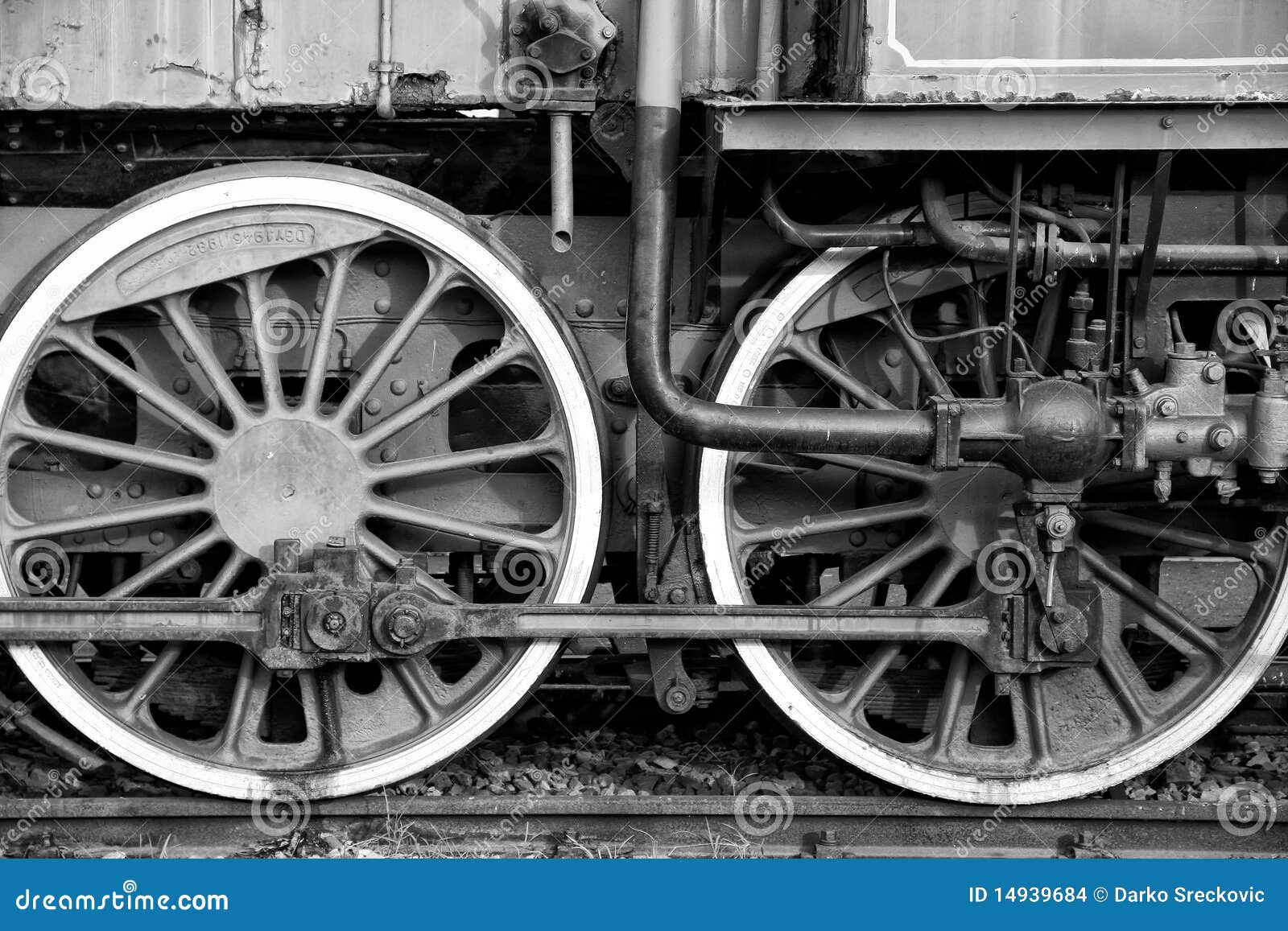 Old train wheels stock photo. Image of steel, engine - 14939684