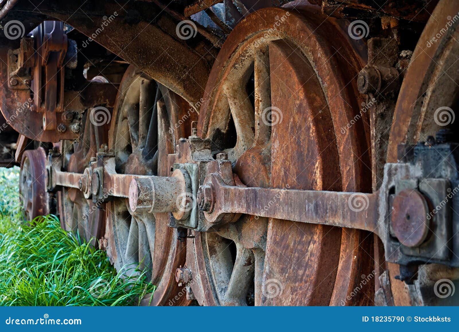 Old train wheels stock photo. Image of steel, metal, retro - 18235790
