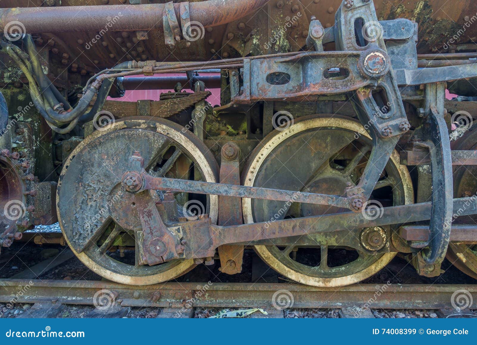 Old Train Wheels Macro stock image. Image of wheels, machine - 74008399
