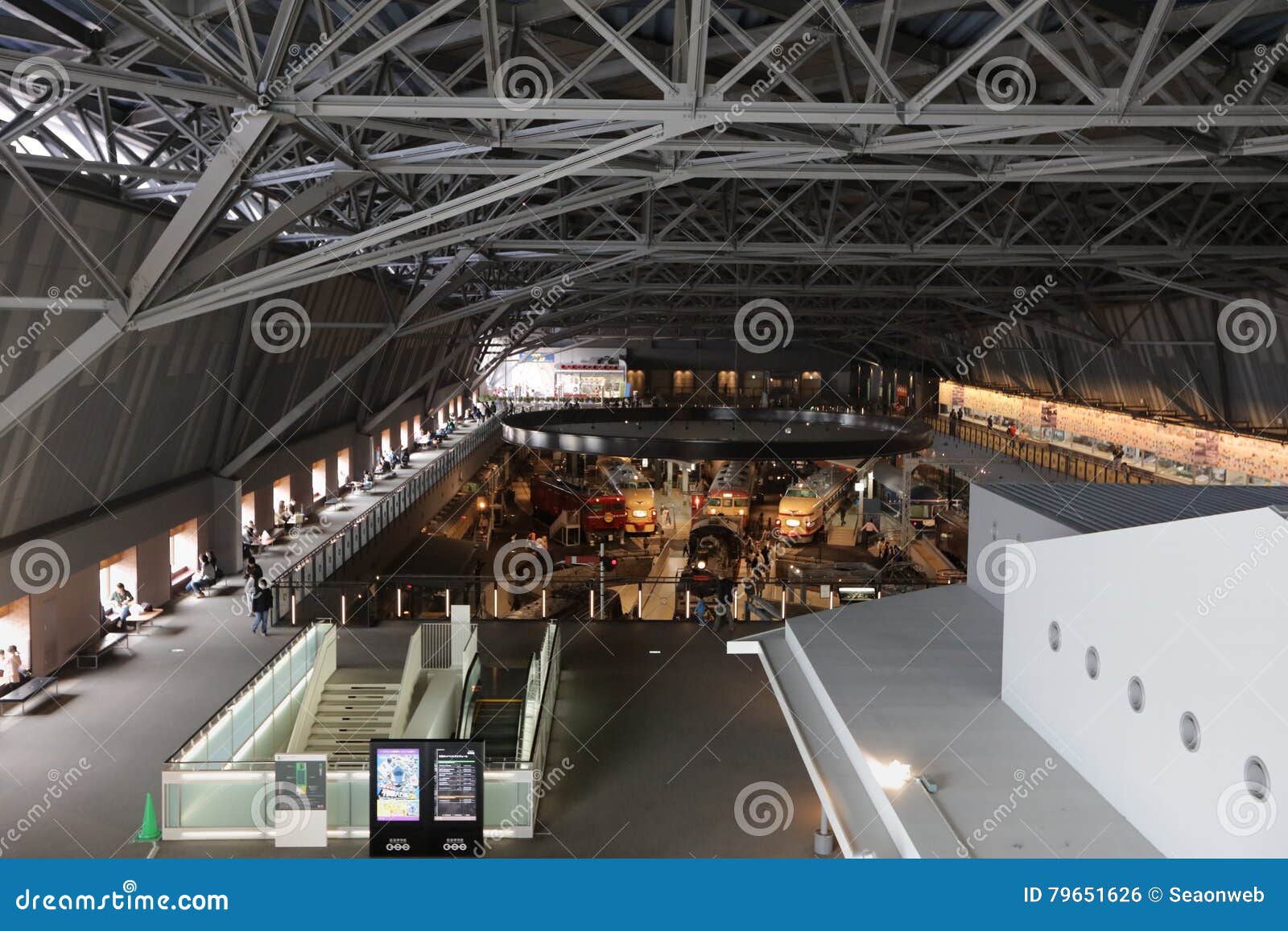 Old Trains in Railway Museum of Omiya, Editorial Photo - Image of ...