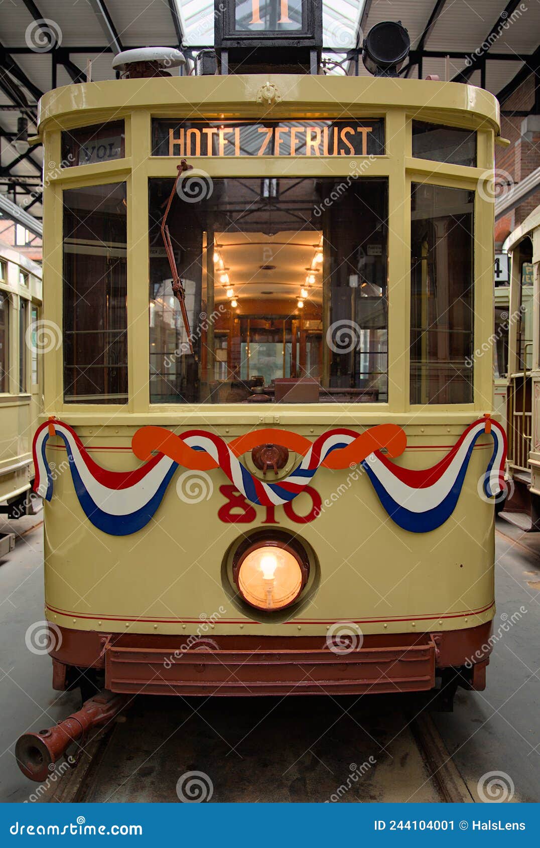 Old Tram Car editorial photo. Image of isolated, streetcar - 244104001