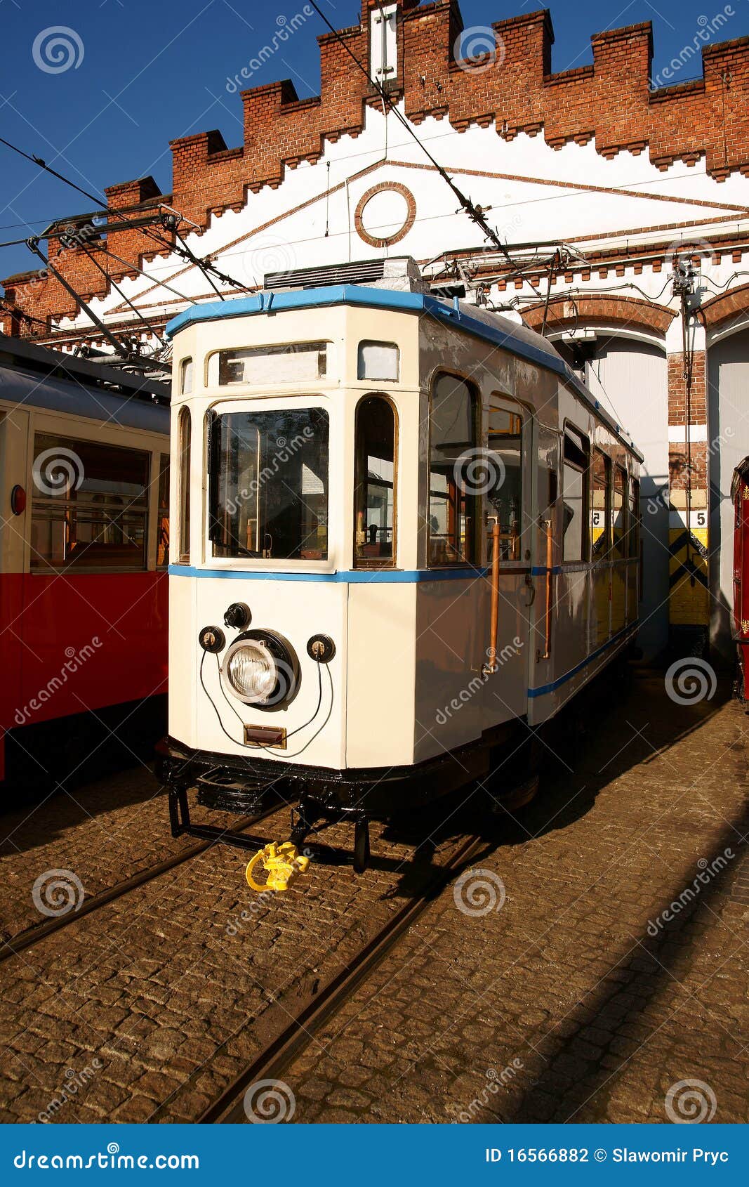 Old tram depot stock photo. Image of station, doors, classic - 16566882