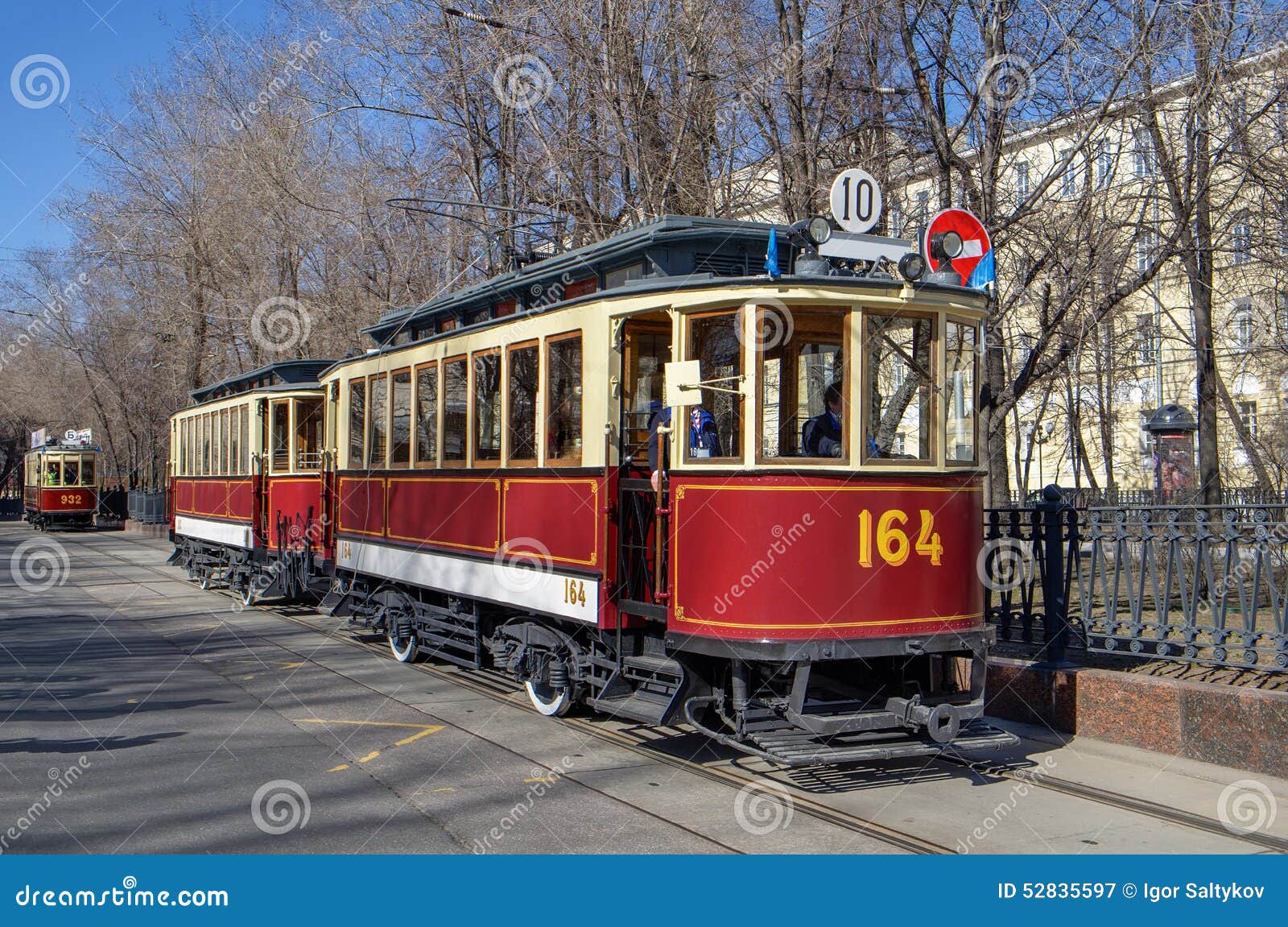 Old Tram stock image. Image of trams, tourism, sights - 52835597