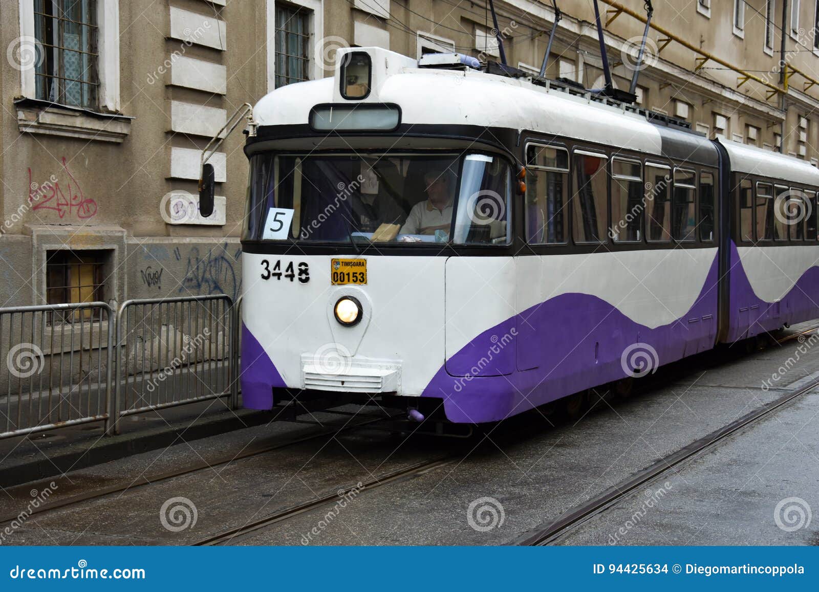 Old Tram on Timisoara Streets Editorial Stock Image - Image of tram ...