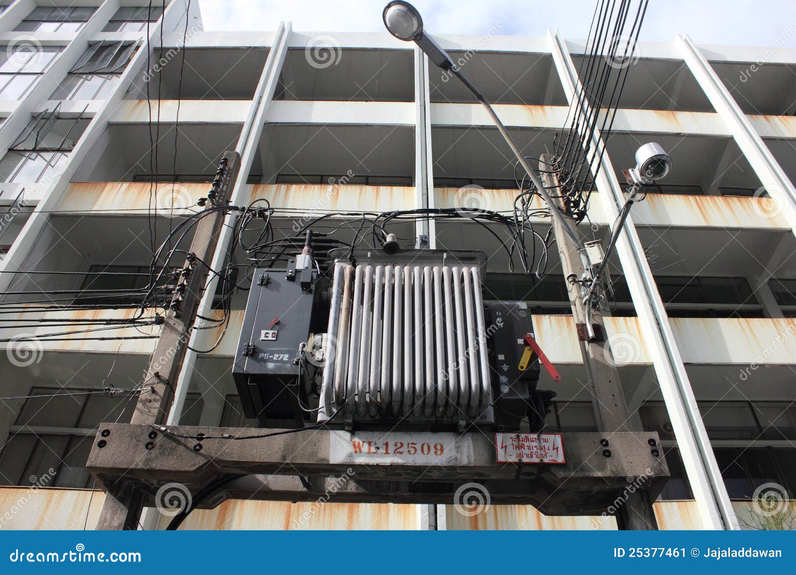 Old transformer stock image. Image of distribution, electricity - 25377461