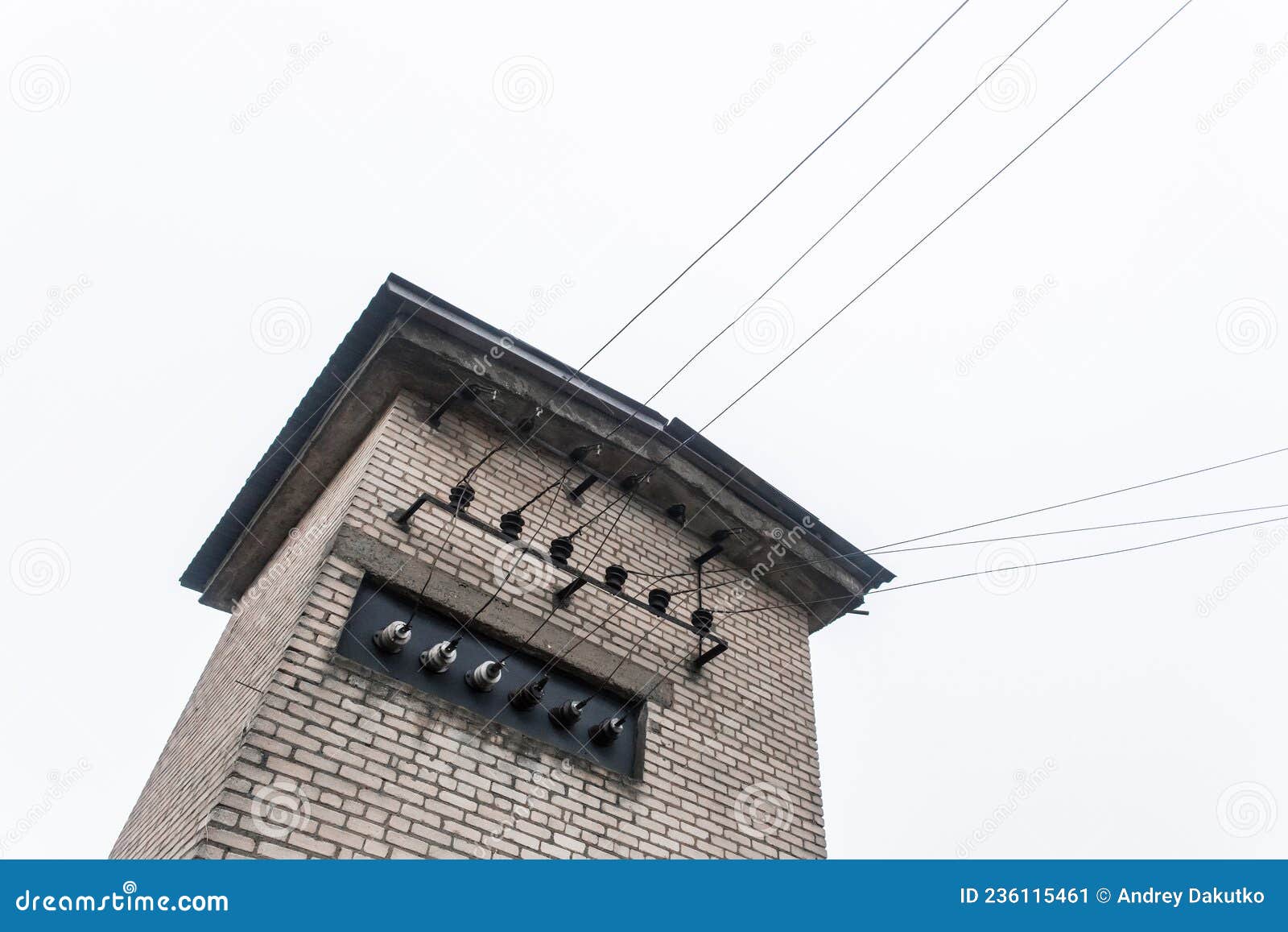 Old Transformer Booth, Power Connection and Energy Volt Box Stock Image ...