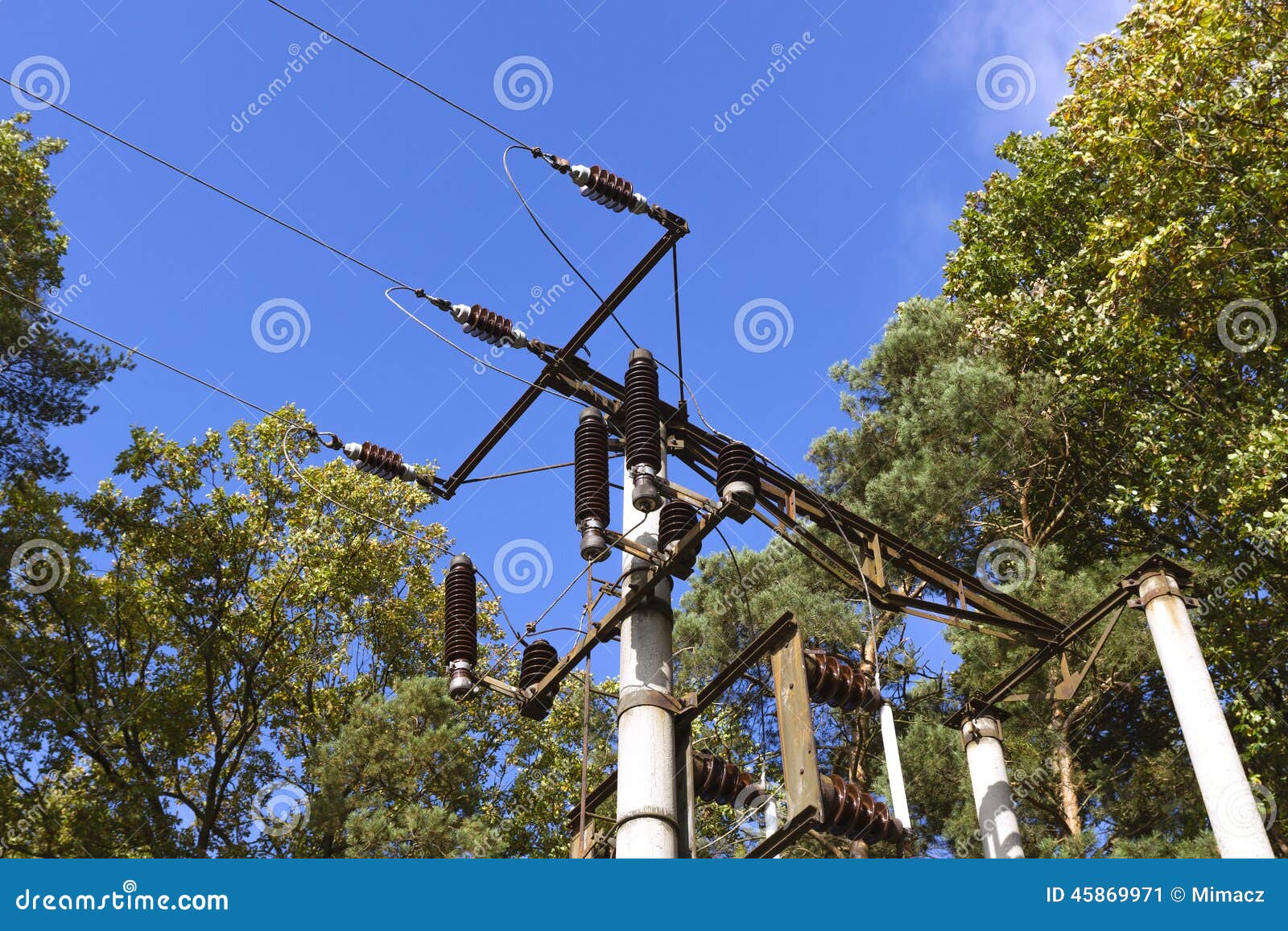 Old transformer station stock image. Image of distribution - 45869971
