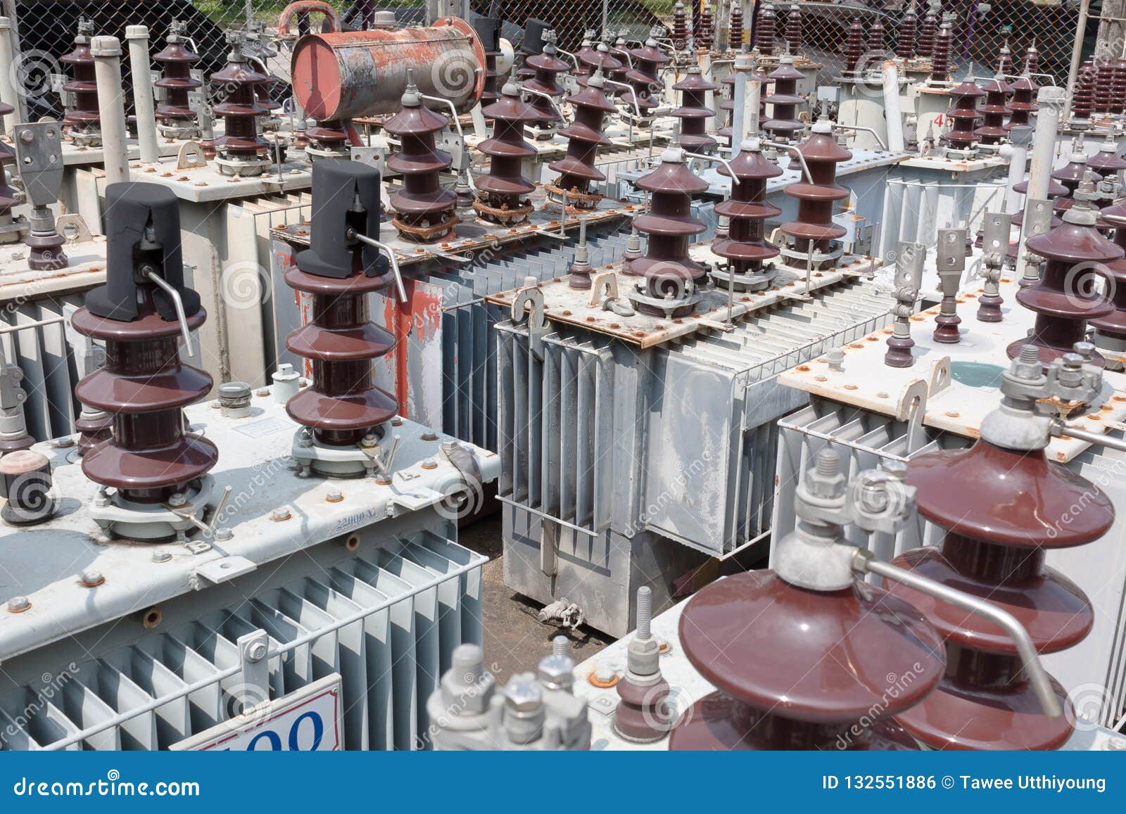 Old Transformer in Warehouse Stock Photo - Image of technology ...