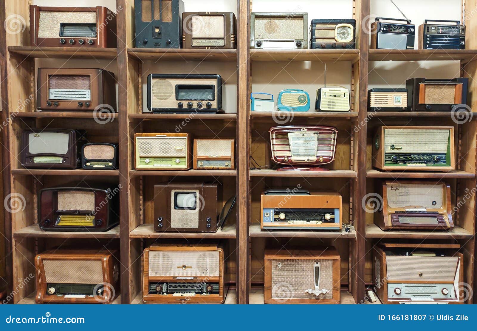 Old Transistor Radios Vintage Compact Transistor Receivers Stock Image ...