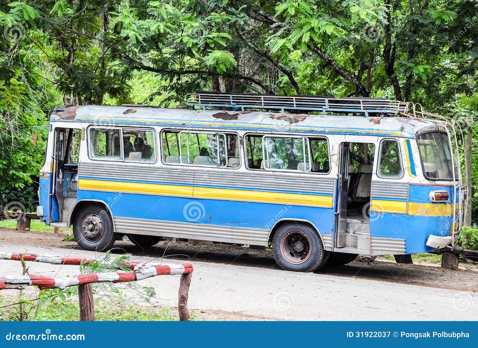 Old travel bus stock image. Image of auto, country, driving - 31922037