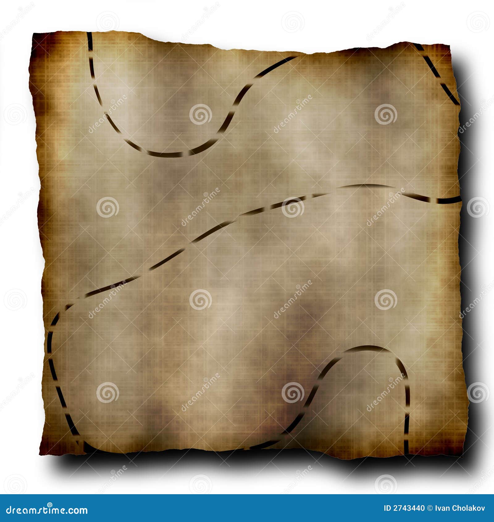 Old treasure map stock illustration. Illustration of expedition - 2743440