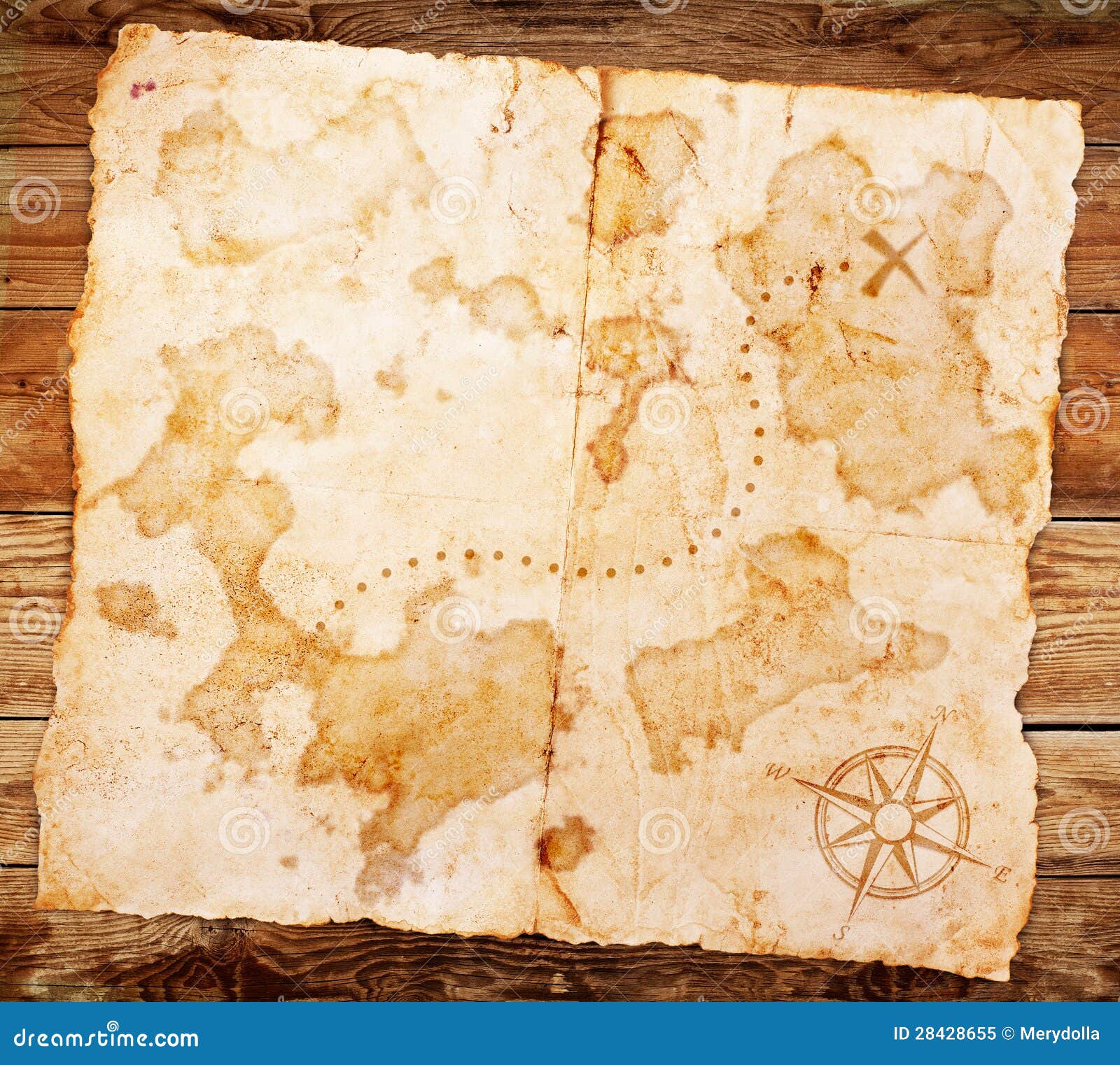 Old treasure map stock image. Image of fight, search - 28428655