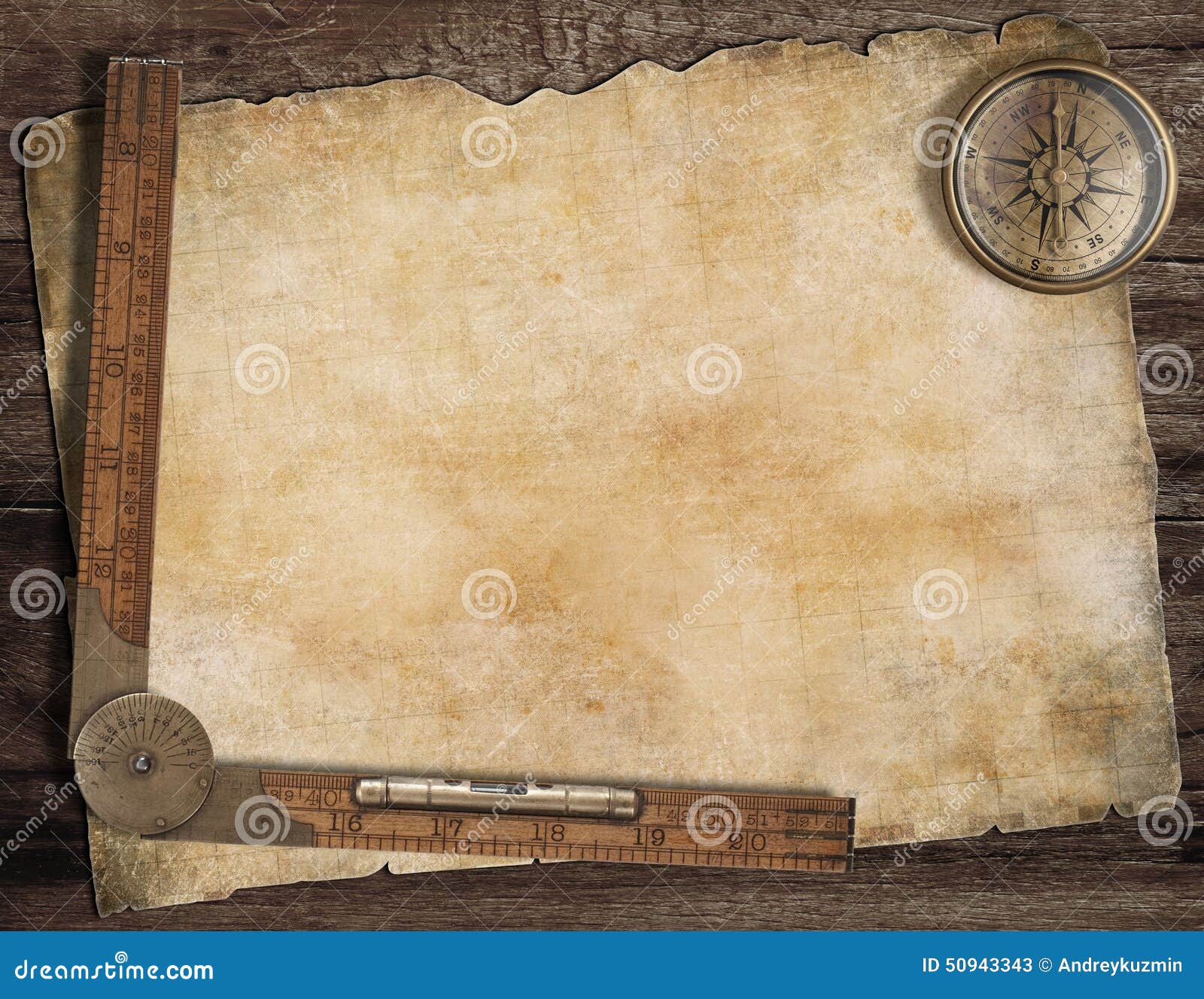 Old Treasure Map Background